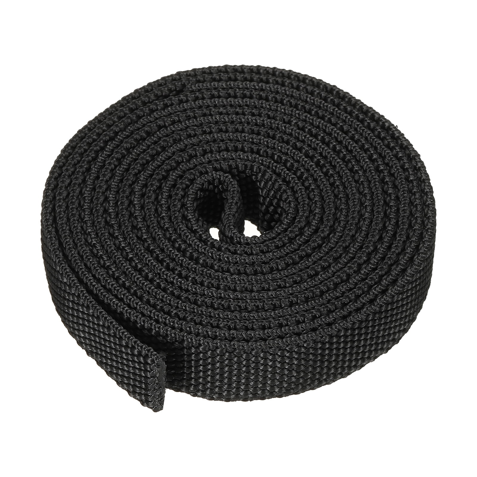 Uxcell 0.7" Flat Dia 6.5FT Nylon Protective Hose Sleeve, Cable Cover ...