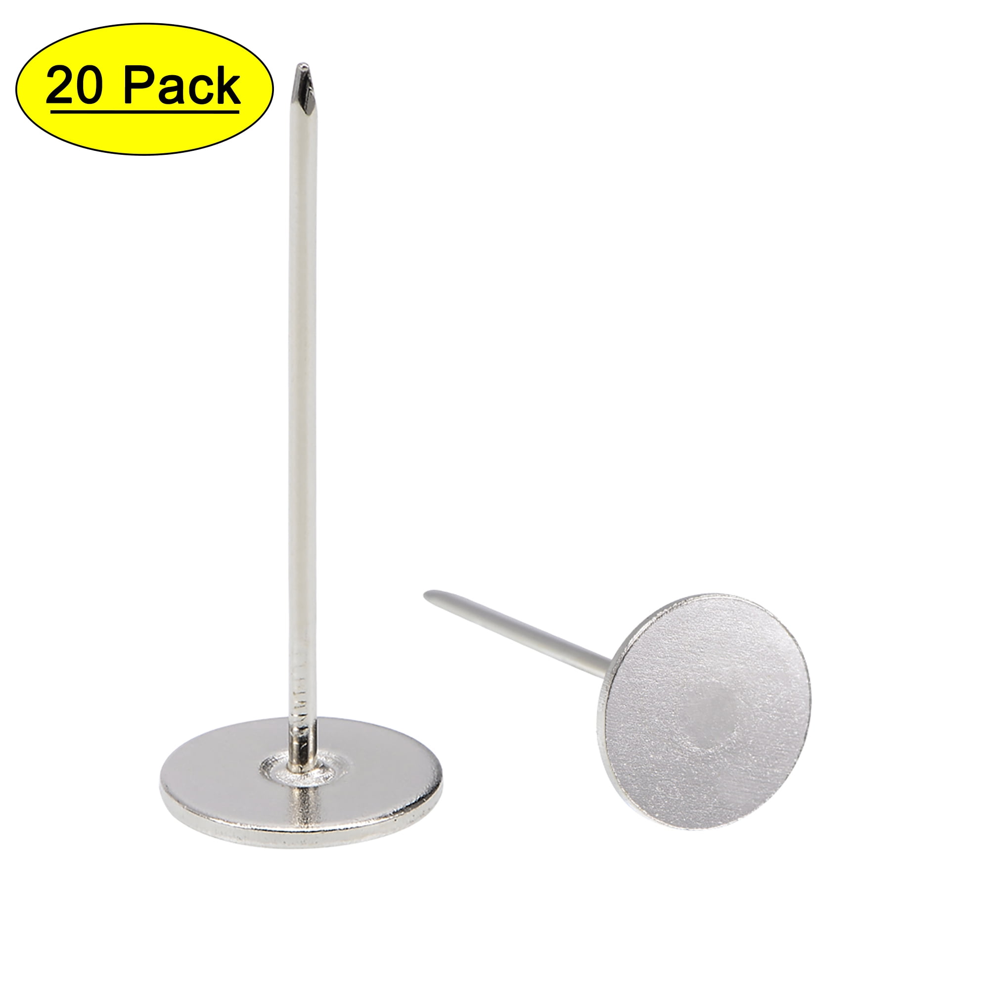 Uxcell 0.71''x1.97'' Long Upholstery Nails Tacks Flat Head Furniture ...