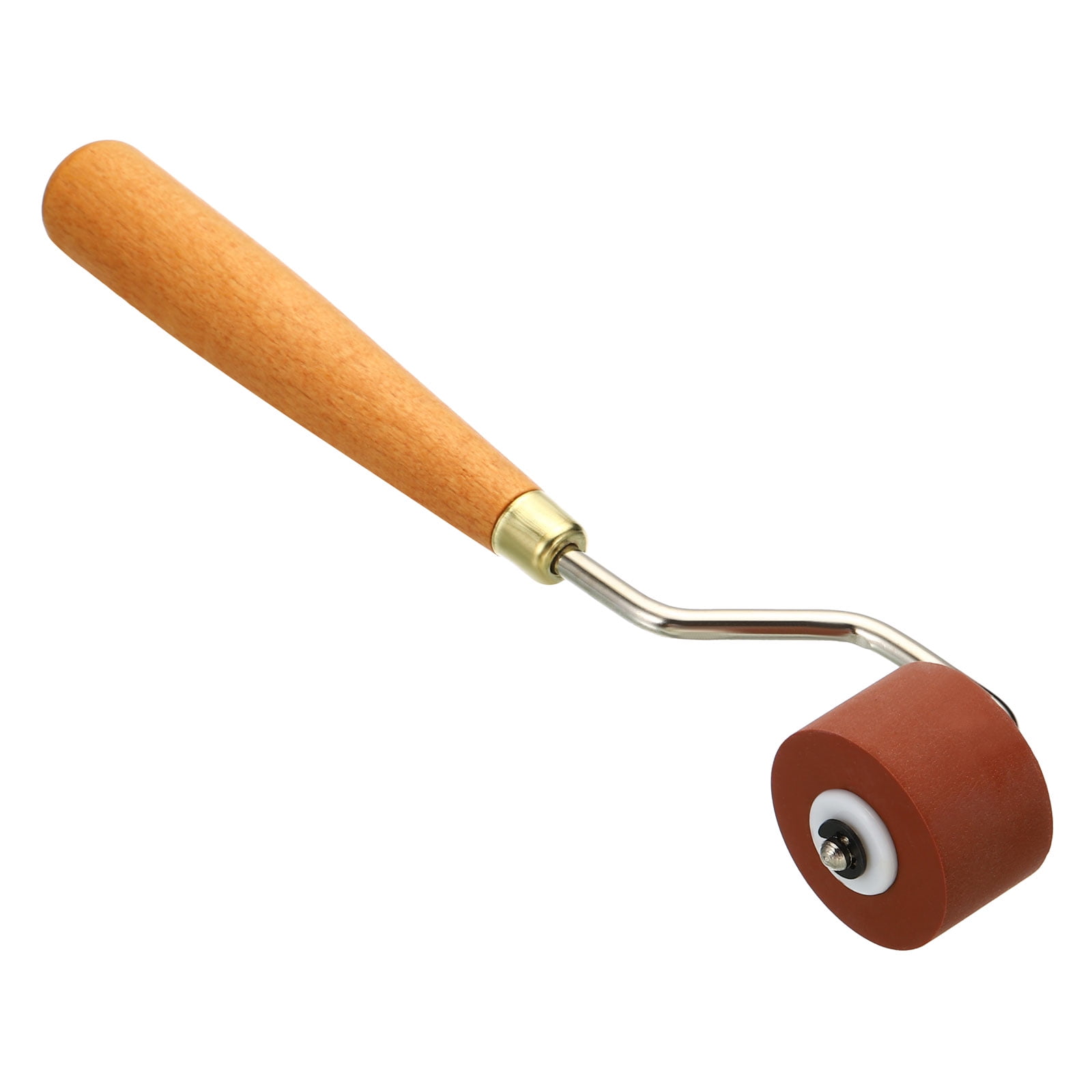 Uxcell 0.8 Inch Rubber Roller Brayer Anti Skid Hard Rubber Roller Tools ...
