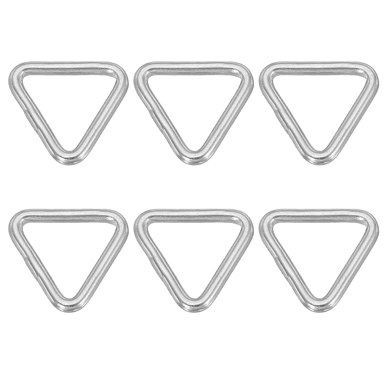 Uxcell Metal Triangle Rings, Stainless Steel Triangle Ring Welded Solid ...