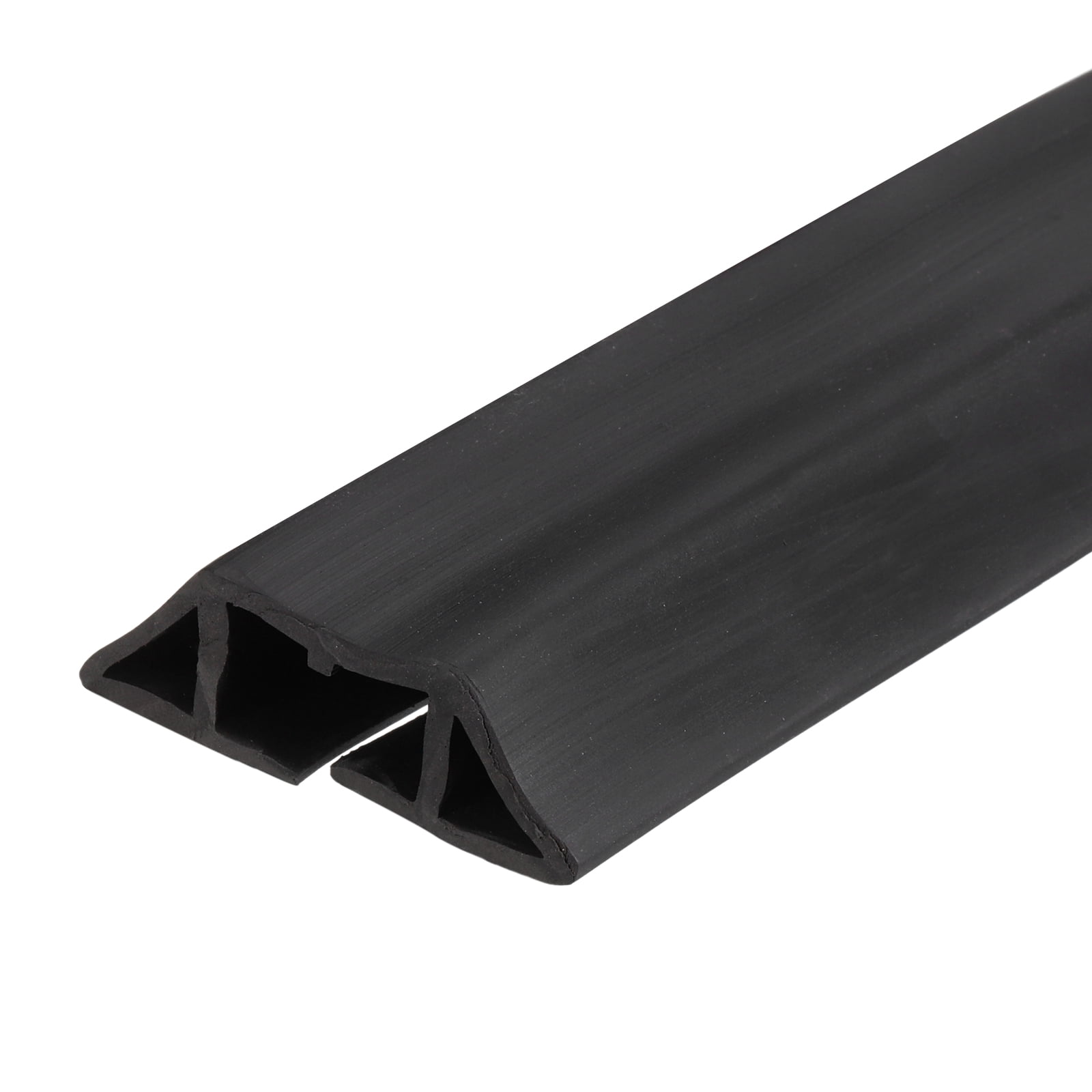 Uxcell 0.8"W x 0.4"H 7.9ft Floor Cord Cover PVC Cable Protector Cable ...