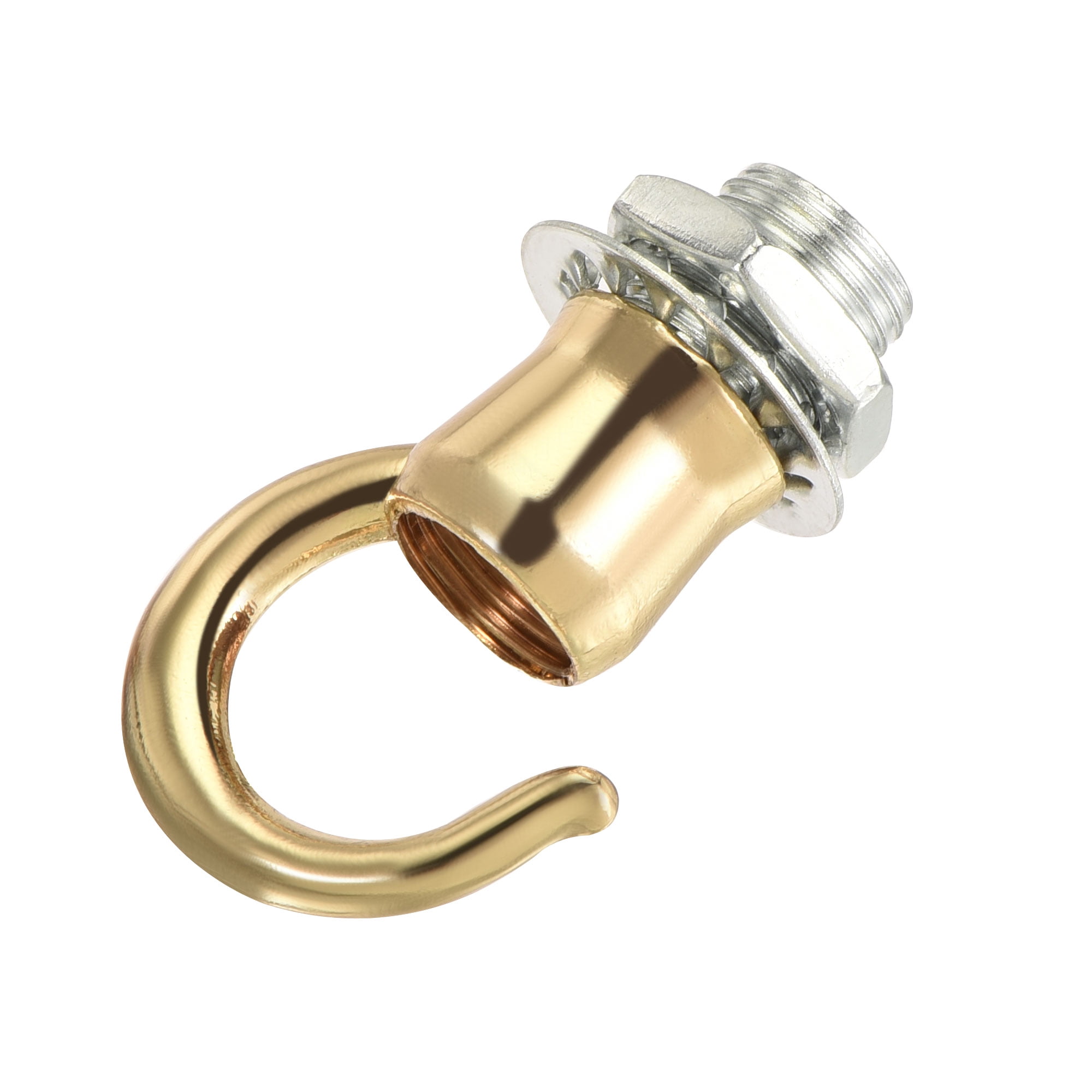 Uxcell 0.87" x 1.1" Ceiling Hook Ceiling Pendant Alloy Champagne Gold ...