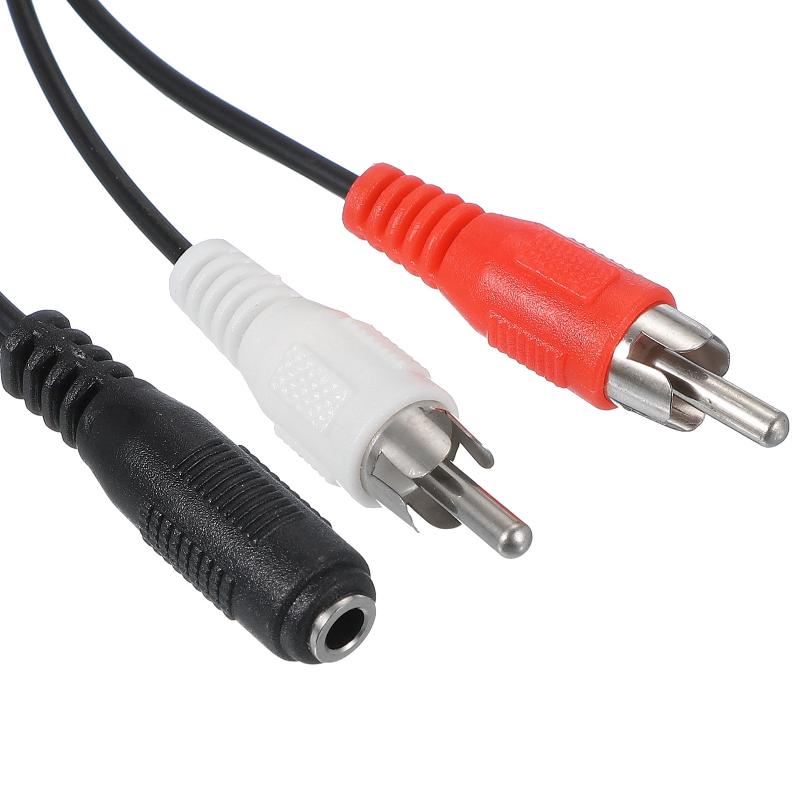 Uxcell 0.8Ft RCA Y Splitter Cable RCA Female to Dual RCA Male Connector ...