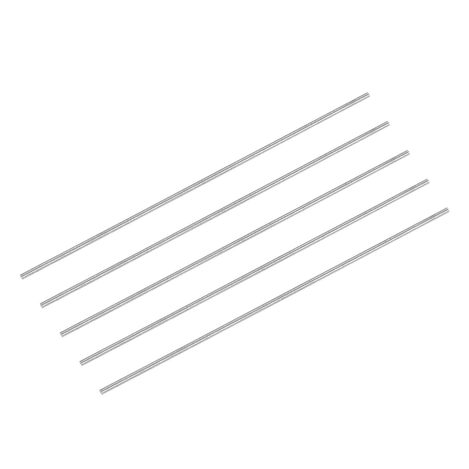 Uxcell 0.8x60mm(Dia -0/-0.01mm) Round Steel Rod 63-65 HRC HSS Lathe Bar ...