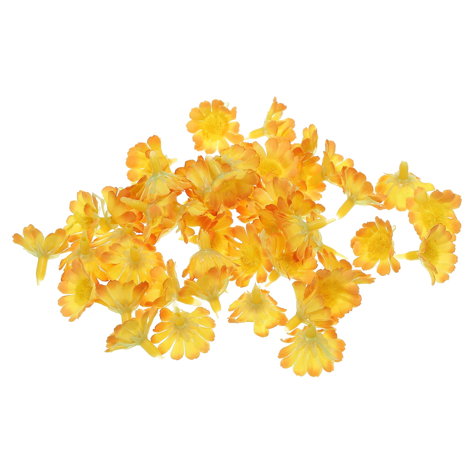 Uxcell 0.98" Artificial Sunflower Flower Heads, 50 Pack Silk Sunflower ...