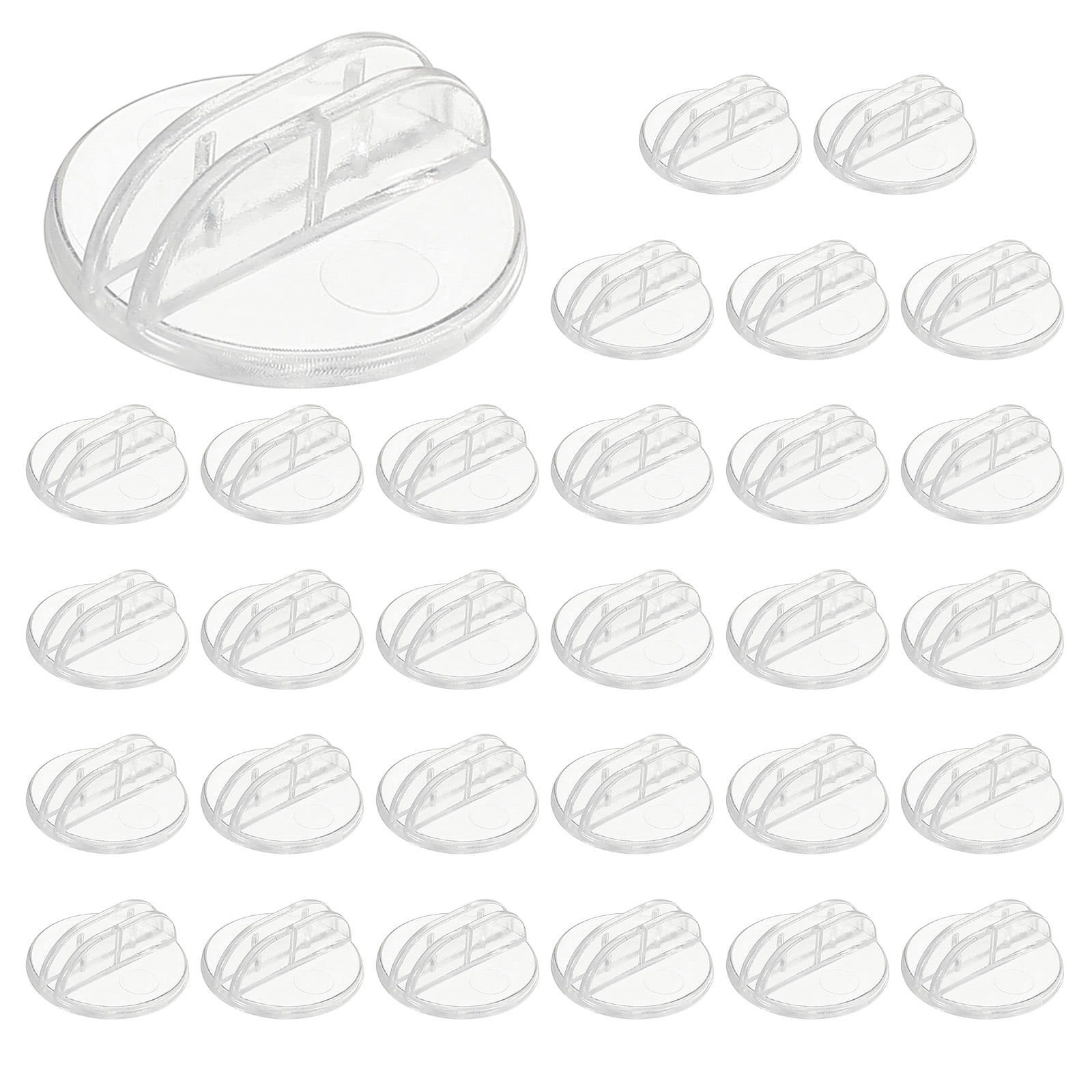 Uxcell 0.98 Inch Plastic Card Stands, 30 Pcs Place Card Holders ...