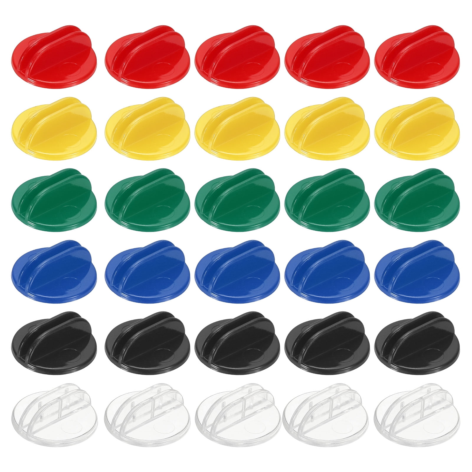 Uxcell 0.98 Inch Plastic Card Stands, 30 Pcs Place Card Holders ...