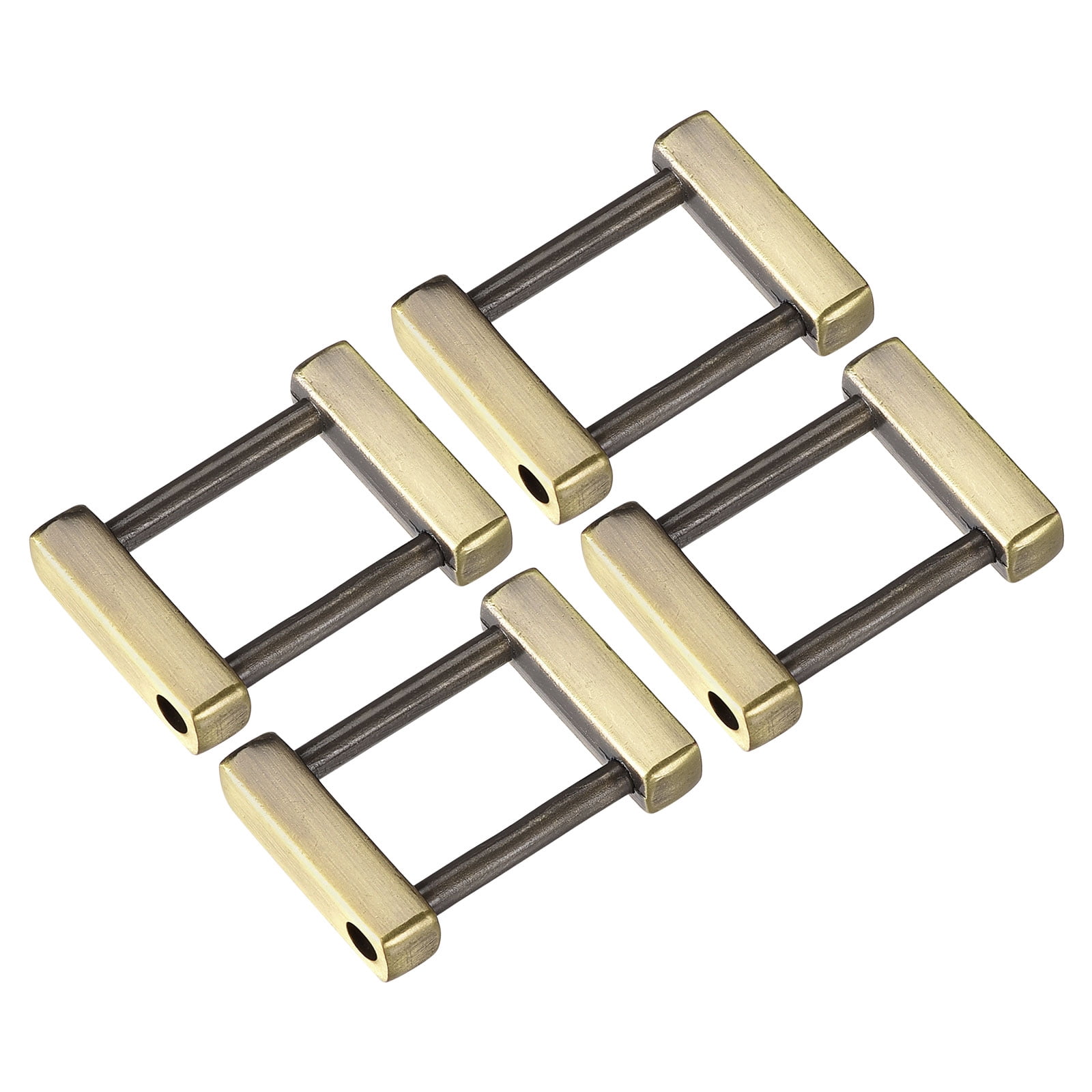 Uxcell 0.98 Inch Rectangle Screw Ring Buckle Strap Connector Bag Loop ...