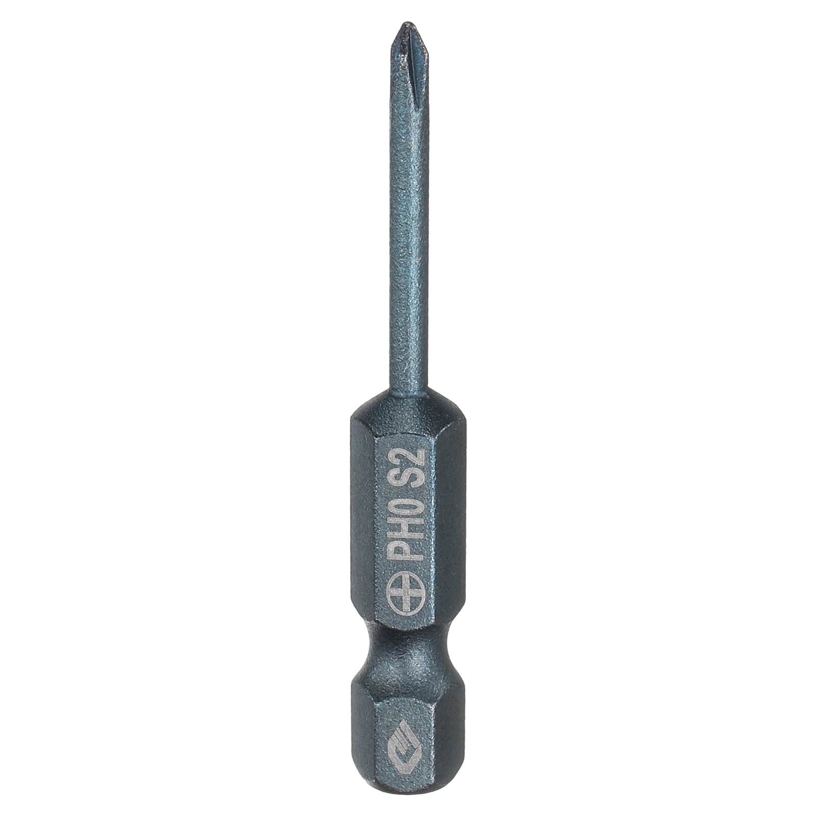 Uxcell #0 Phillips Screwdriver Bit PH0 1/4" Hex Shank 2" (50mm) Long 0. ...
