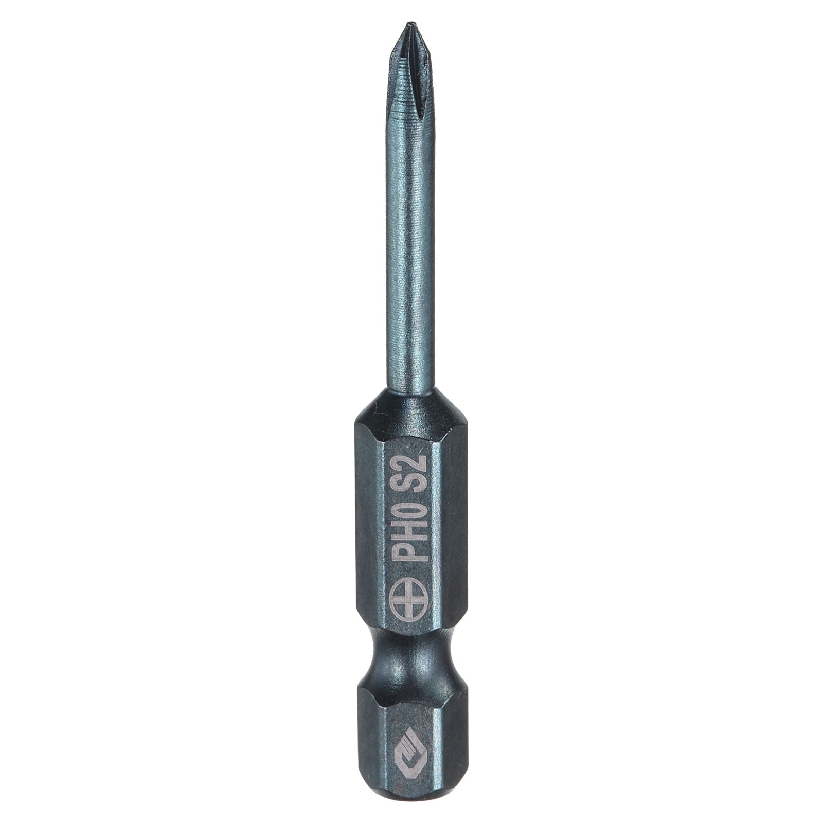 Uxcell #0 Phillips Screwdriver Bit PH0 1/4" Hex Shank 2" (50mm) Long 0. ...