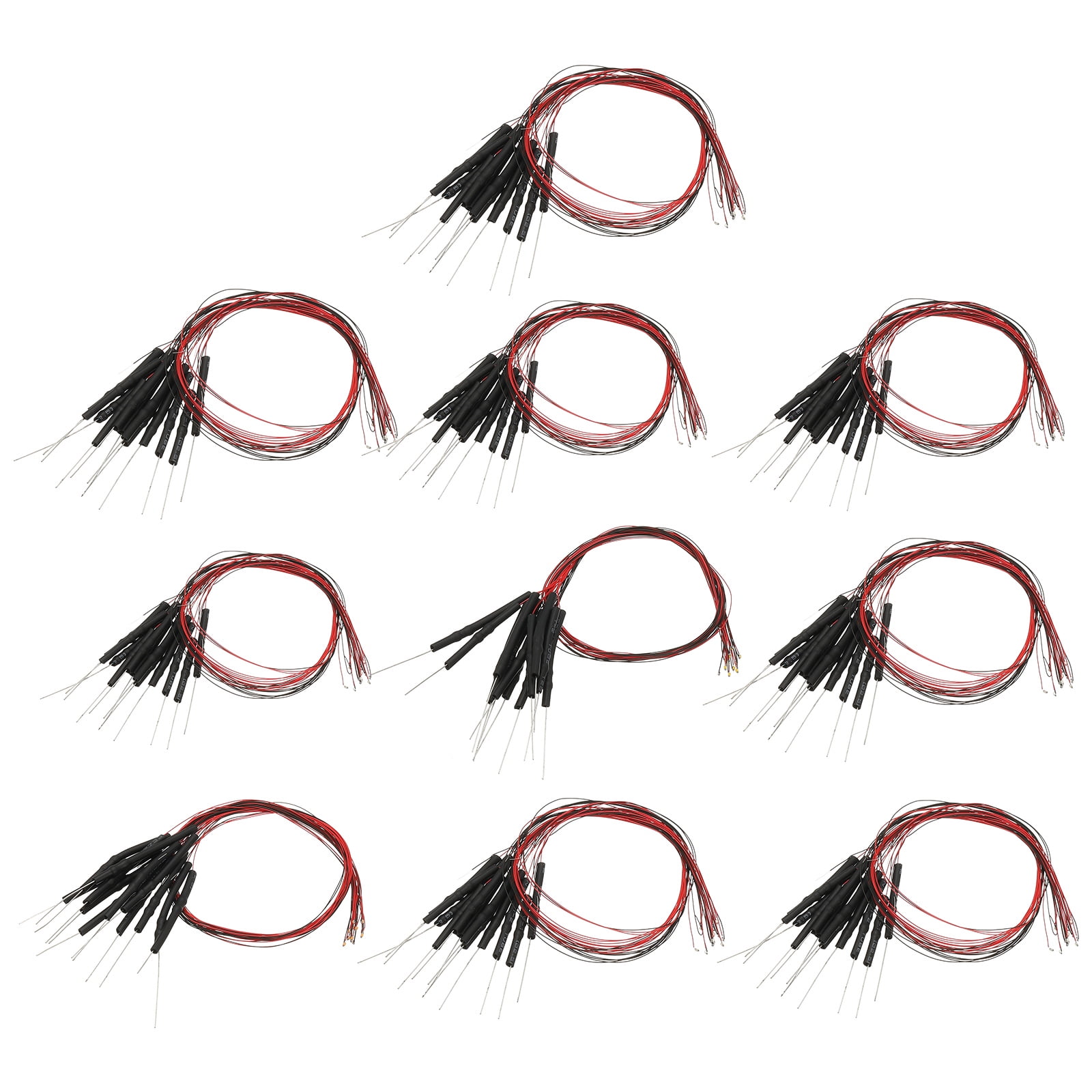 Uxcell 0402 Pre-Wired Micro LED, 100 Pcs 9-12V Pre-soldered Mini Light ...