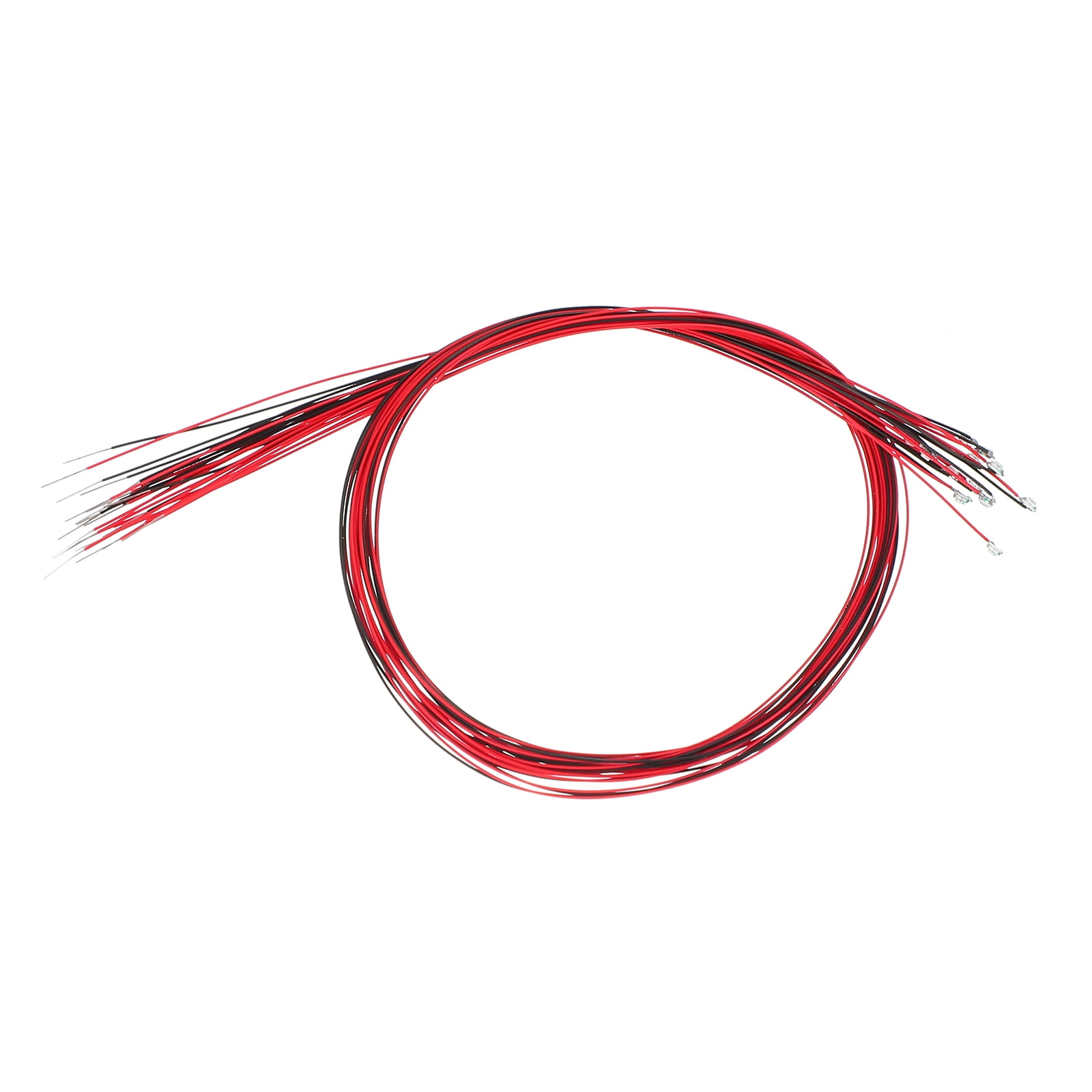 Uxcell 0603 Pre-Wired Micro LED, 12 Pcs 1.8-2.2V Emitting Diodes ...