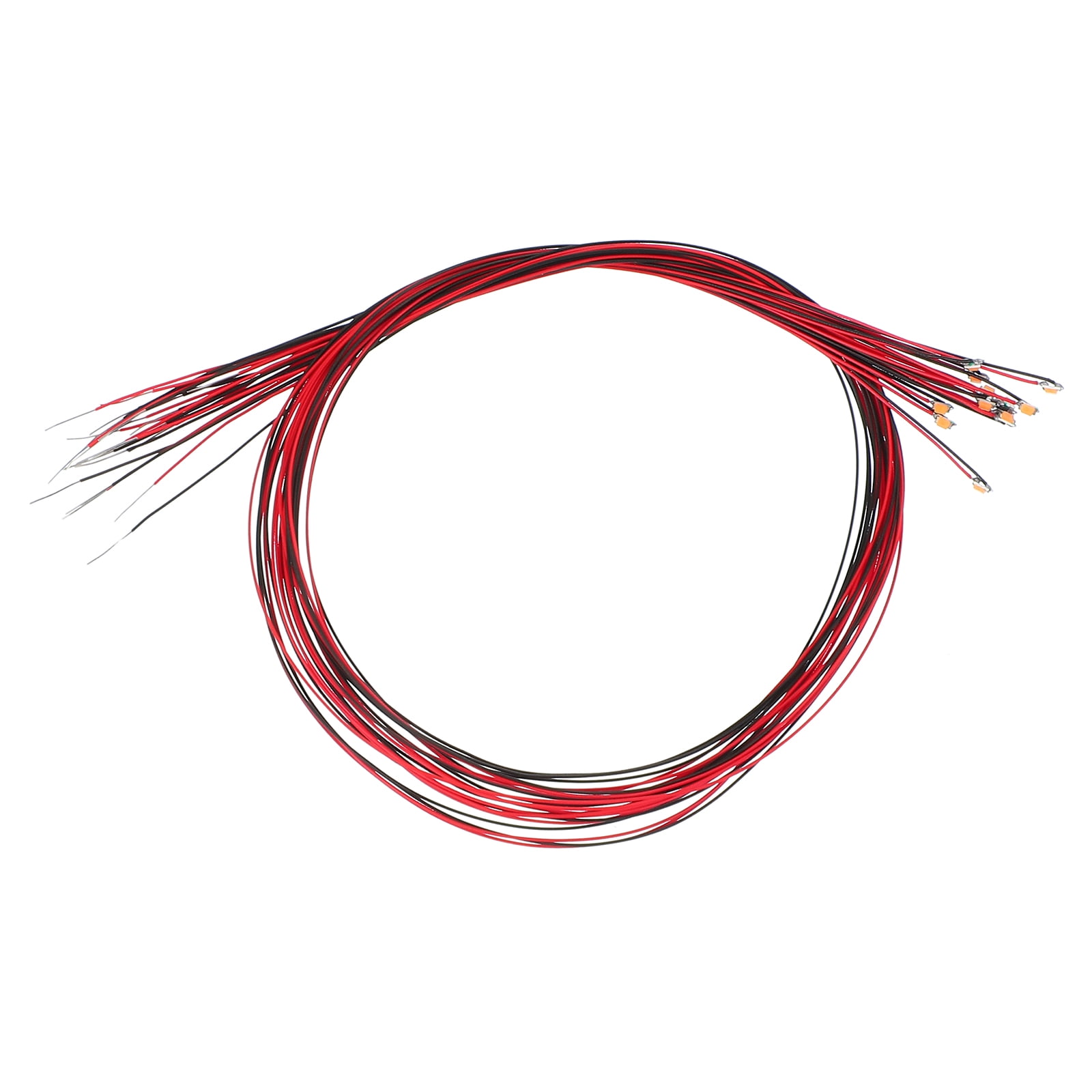 Uxcell 0603 Pre-Wired Micro LED, 12 Pcs 2.8-3.3V Emitting Diodes, Pink ...