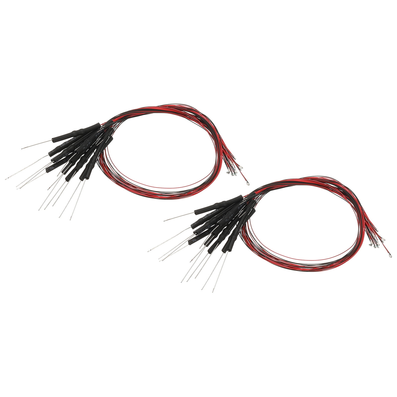 Uxcell 0603 Pre-Wired Micro LED, 24 Pcs 9-12V Pre-soldered Mini Light ...