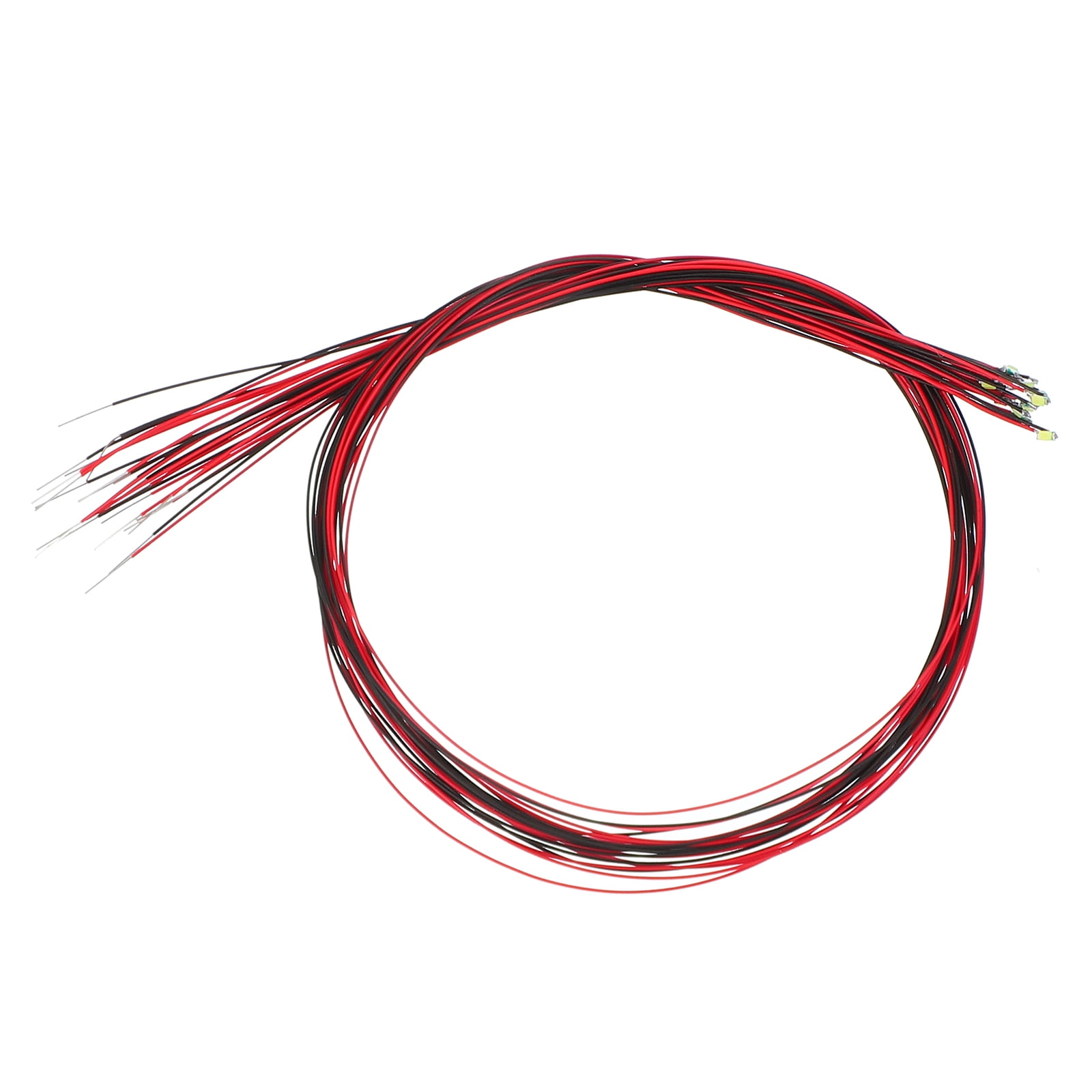 Uxcell 0603 Pre-Wired Micro LED, 25 Pcs 2.8-3.3V Emitting Diodes, Warm ...