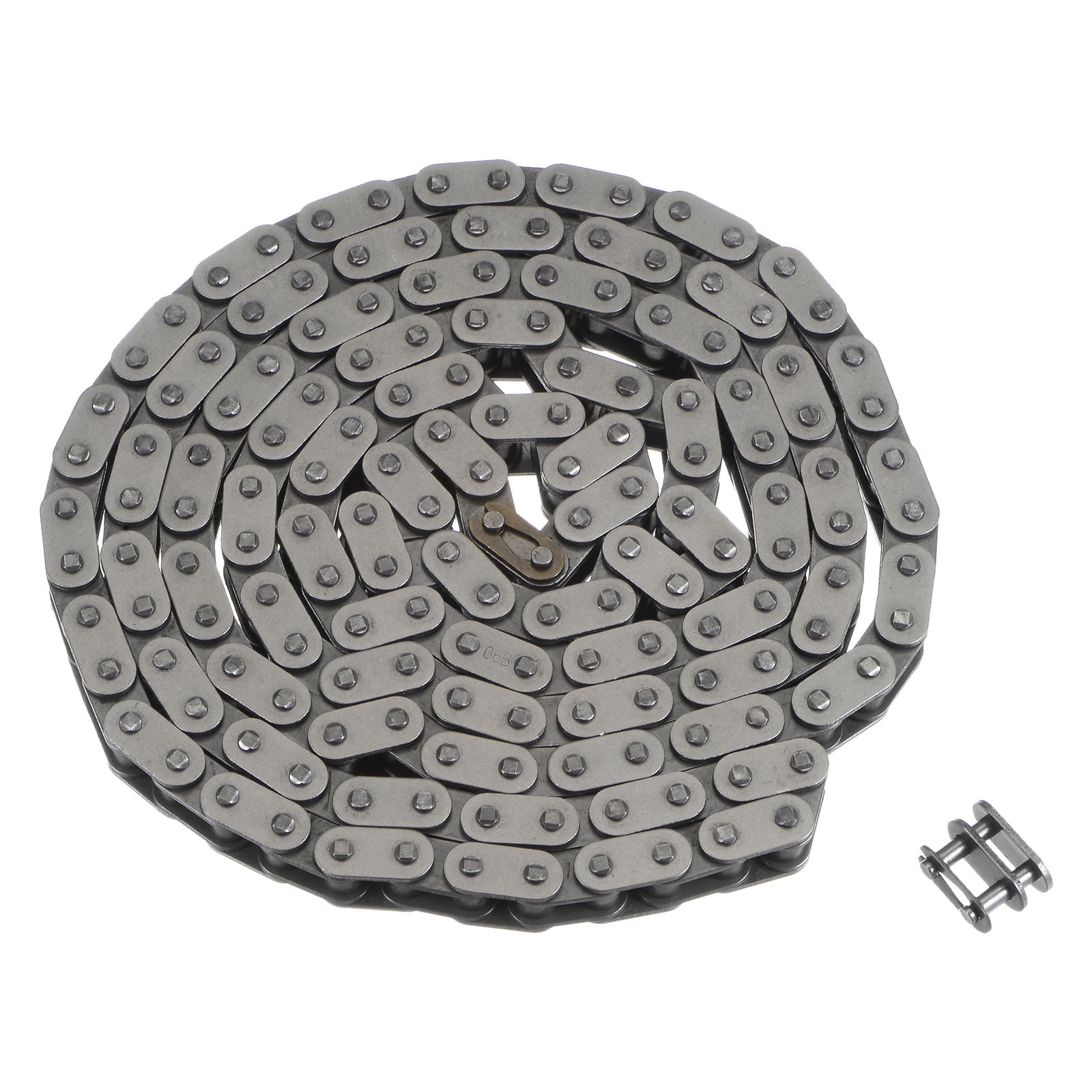Uxcell 06B Metric Standard Roller Chain 5 Feet Carbon Steel Chains 3/8 ...