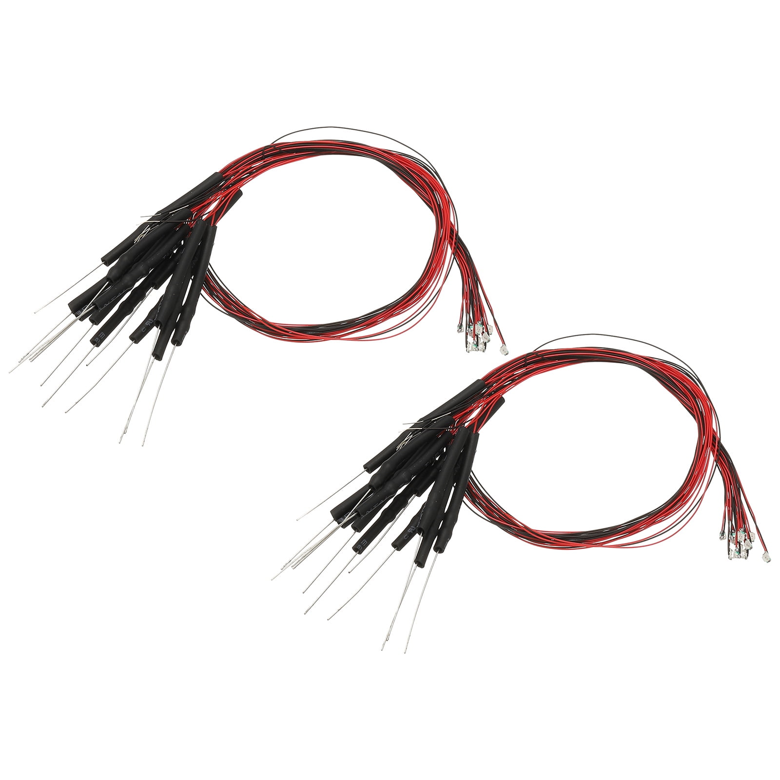 Uxcell 0805 Pre-Wired Micro LED, 24 Pcs 9-12V Pre-soldered Mini Light ...