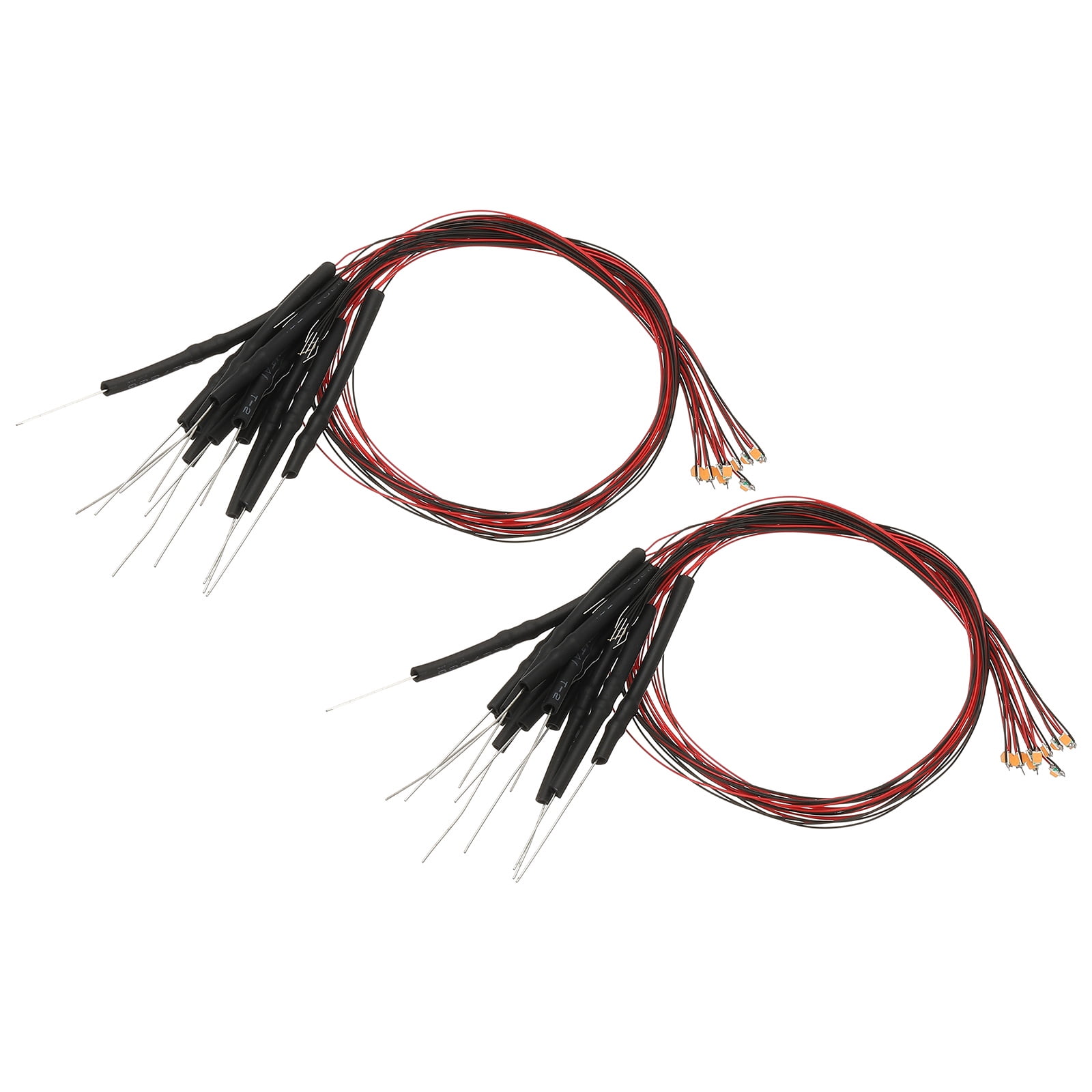 Uxcell 0805 Pre-Wired Micro LED, 24 Pcs 9-12V Pre-soldered Mini Light ...