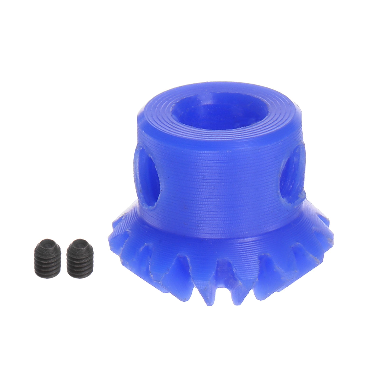 Uxcell 1.0 Modulus 15 Teeth 5mm Inner Hole Plastic Tapered Bevel Gear ...