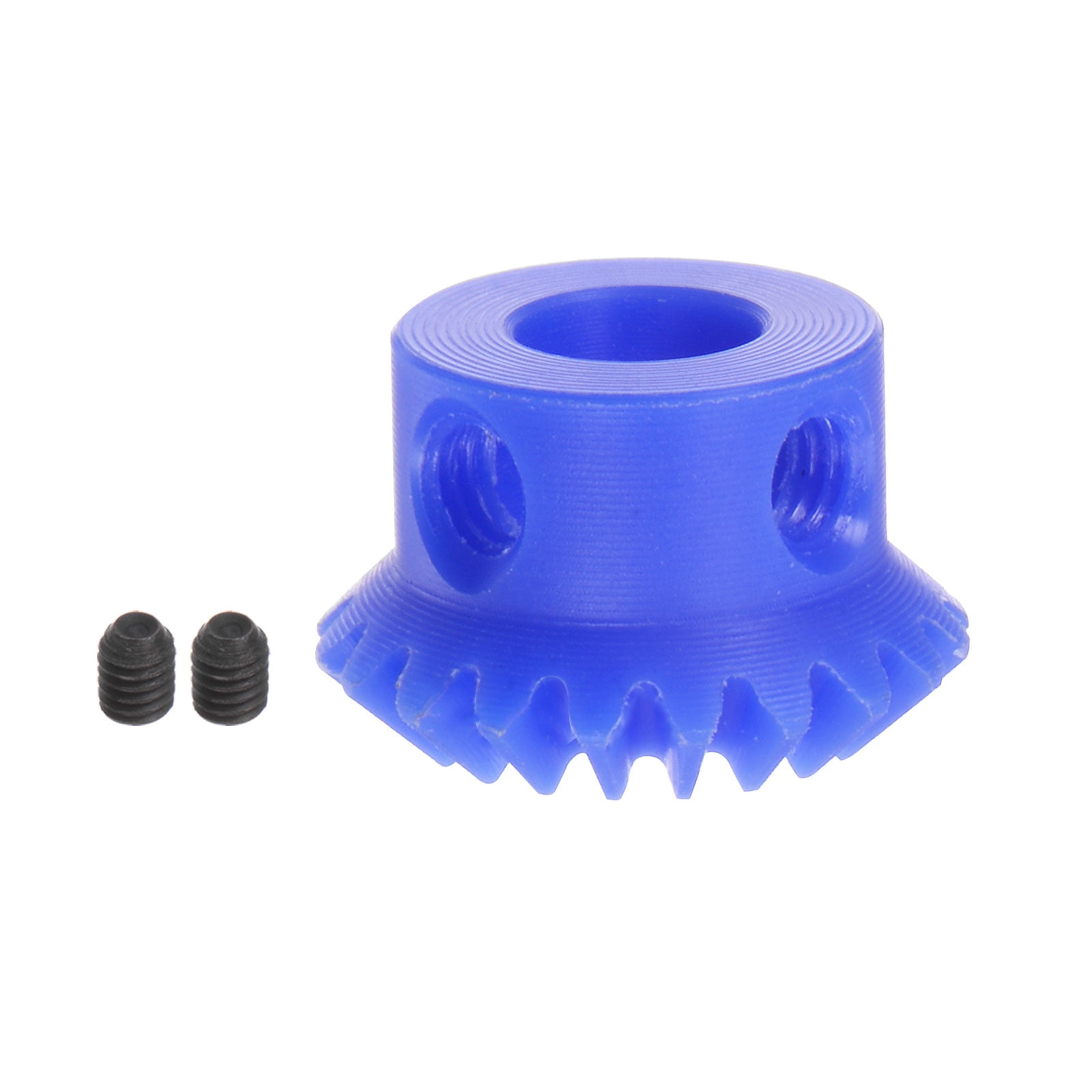 Uxcell 1.0 Modulus 20 Teeth 5mm Inner Hole Plastic Tapered Bevel Gear ...