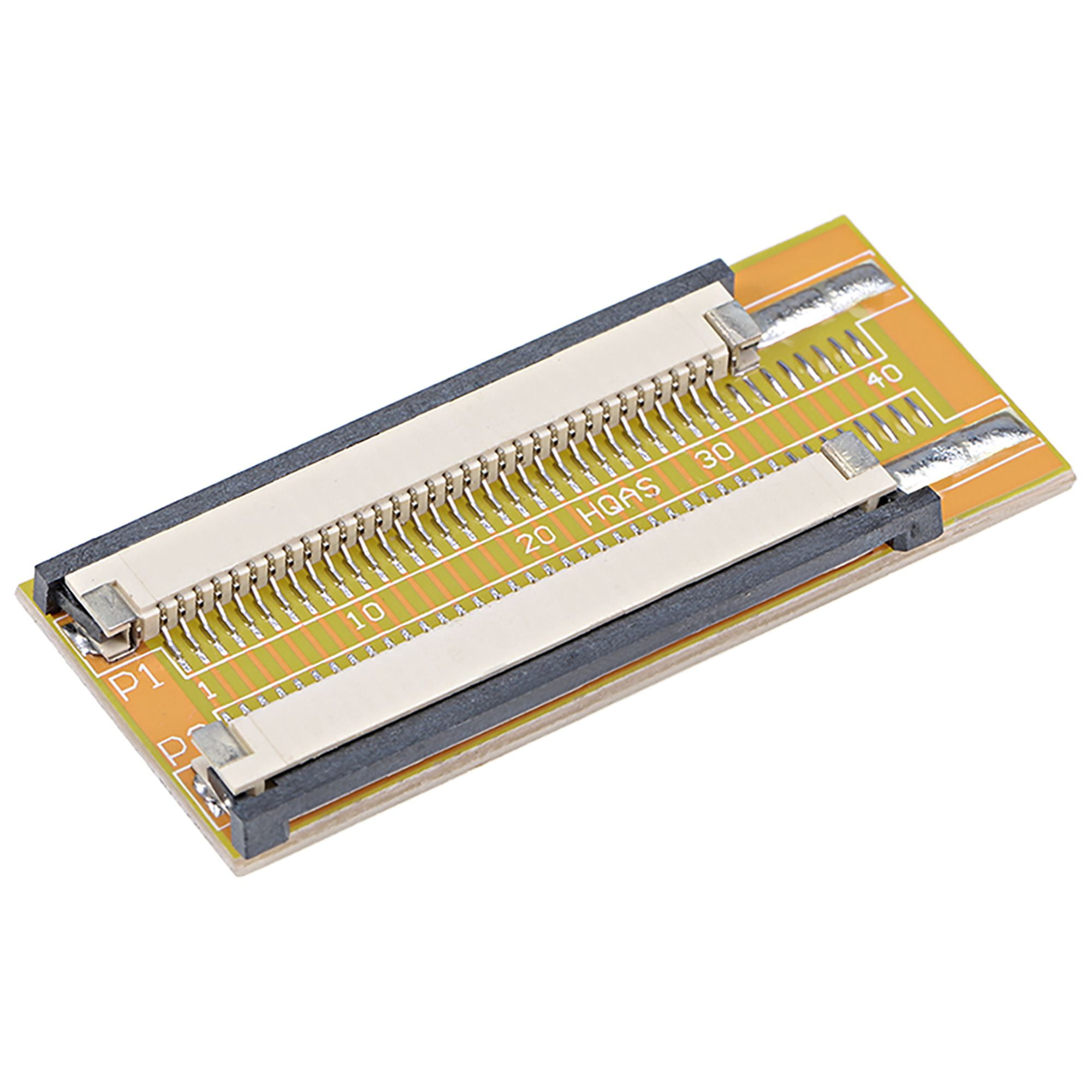 Uxcell 1.0mm Pitch 32 Pins to 32 Pin Extension Connector Adapter for FFC FPC Cable Extend ZIP ...