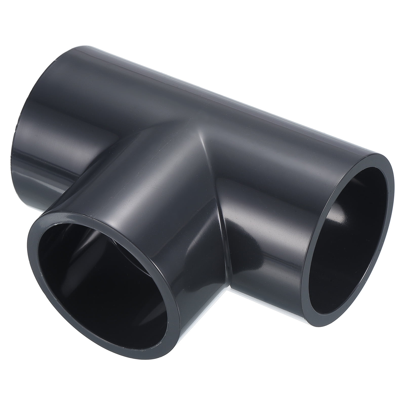 Uxcell 1-1/2" 3 Way UPVC Tee Pipe Fittings, Joint Coupling Pipe Adapter ...