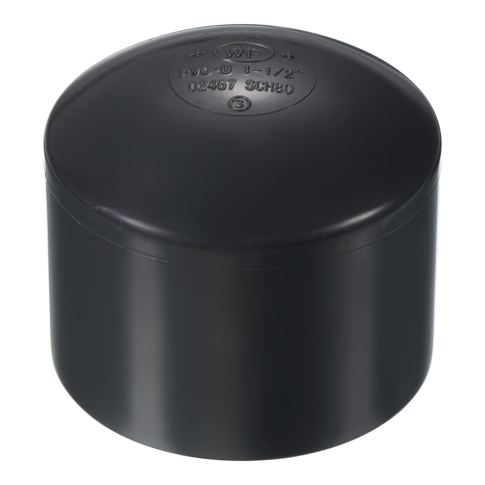 Uxcell 1-1/2" UPVC Pipe End Cap Fitting, Plug Socket Adapter Smooth ...