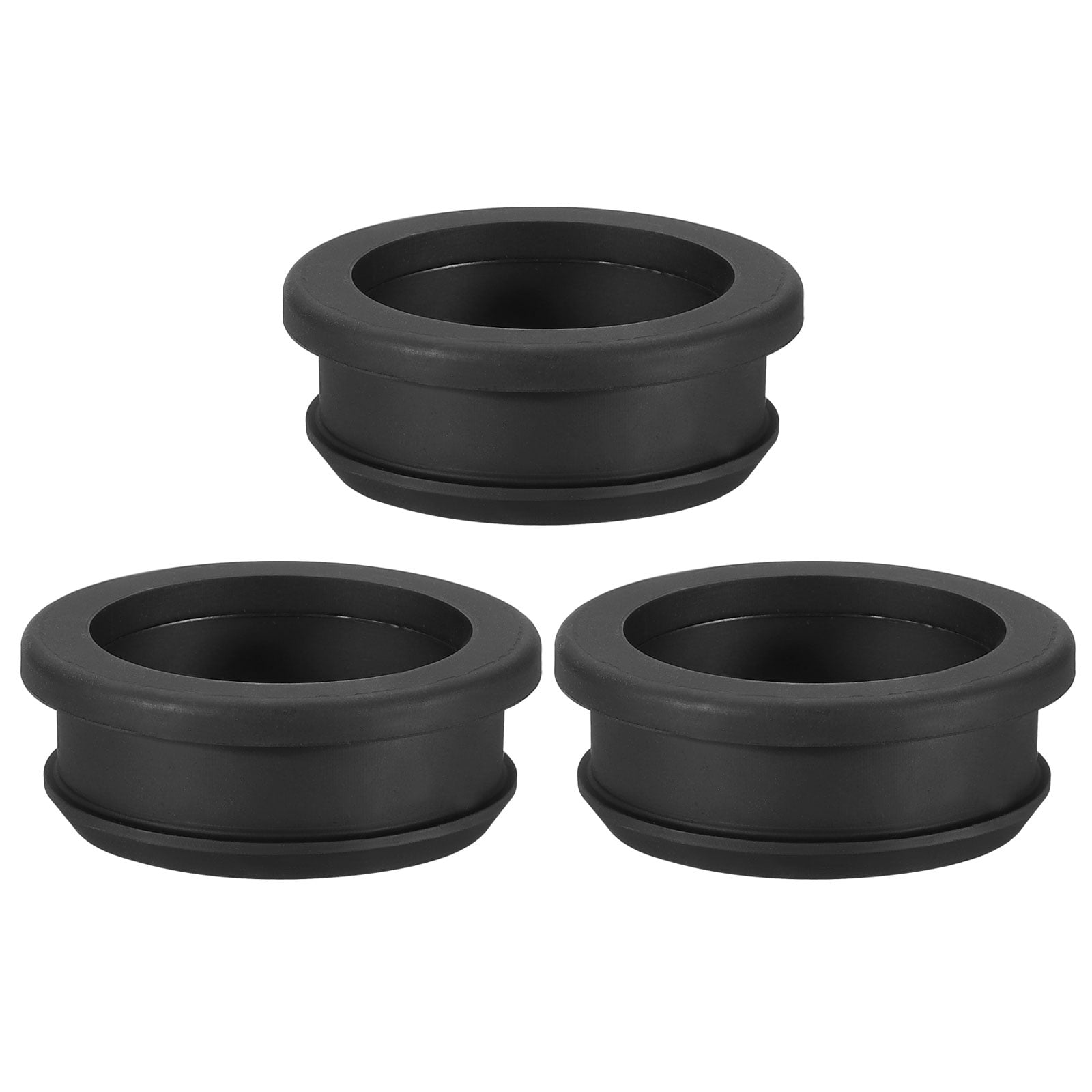 Uxcell 1-1/2 inch Rubber Grommets, 3Pcs Top Hat Grommet for Wiring ...