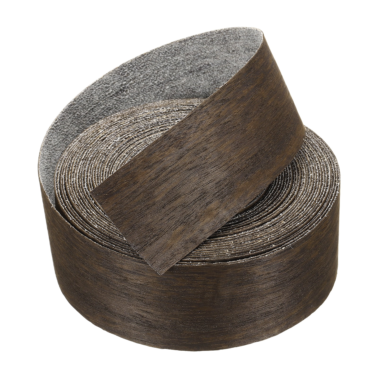 Uxcell 1-1/2" x 25 ft Wood Edge Banding, Pre-Glued Iron On Edging Strip ...