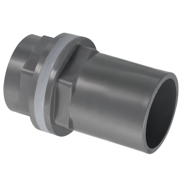 Uxcell 1-1/4" ID PVC Water Tank Pipe Fitting Straight Tube Adapter ...