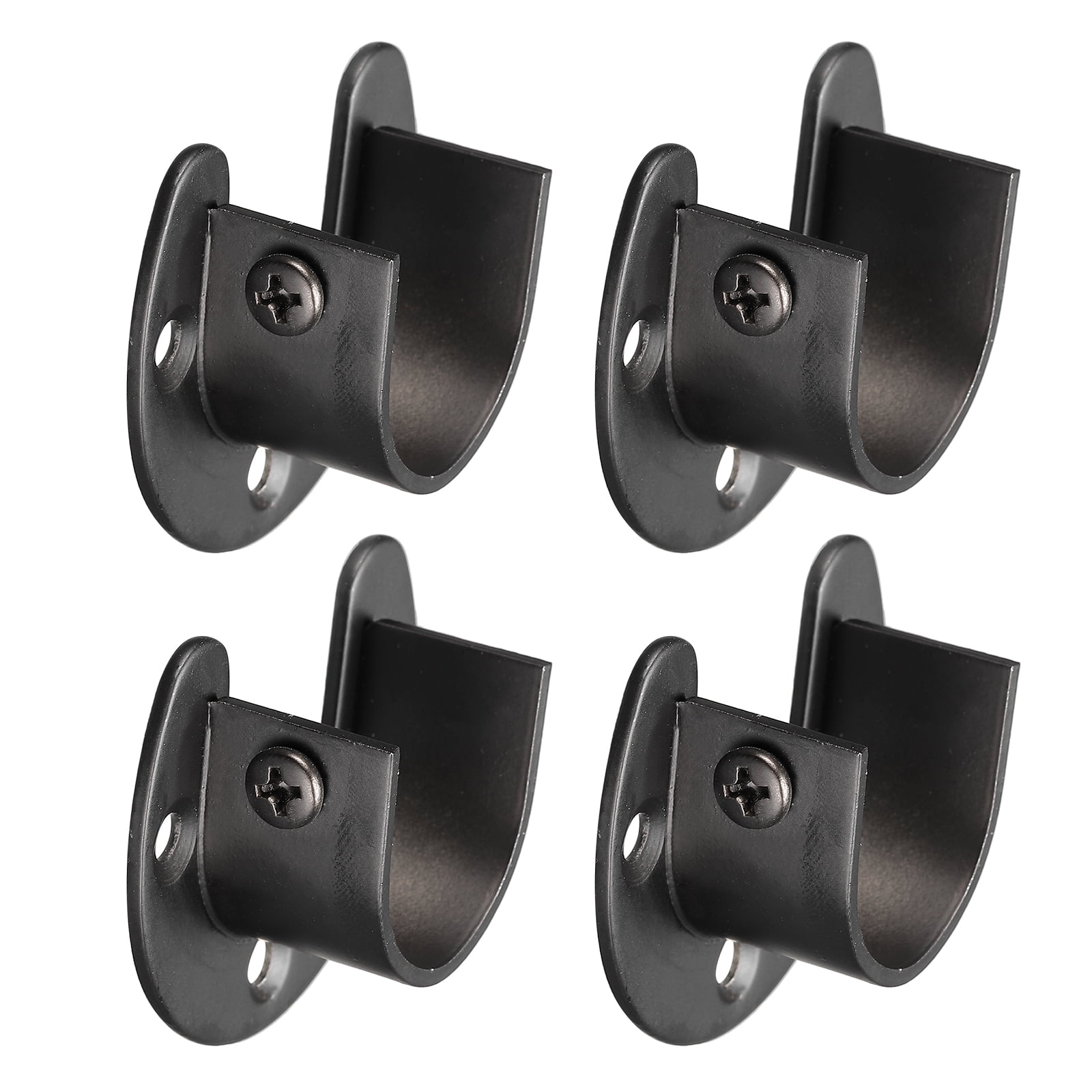 Uxcell 1.1'' Dia Stainless Steel Rod Socket Flange Rod Holder Bracket ...