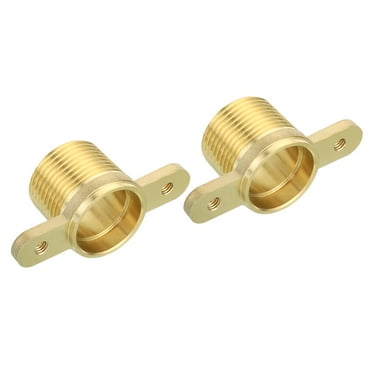 Uxcell Brass Flare Cap 3/8" Flare Female Flared Tube Fitting Nut ...
