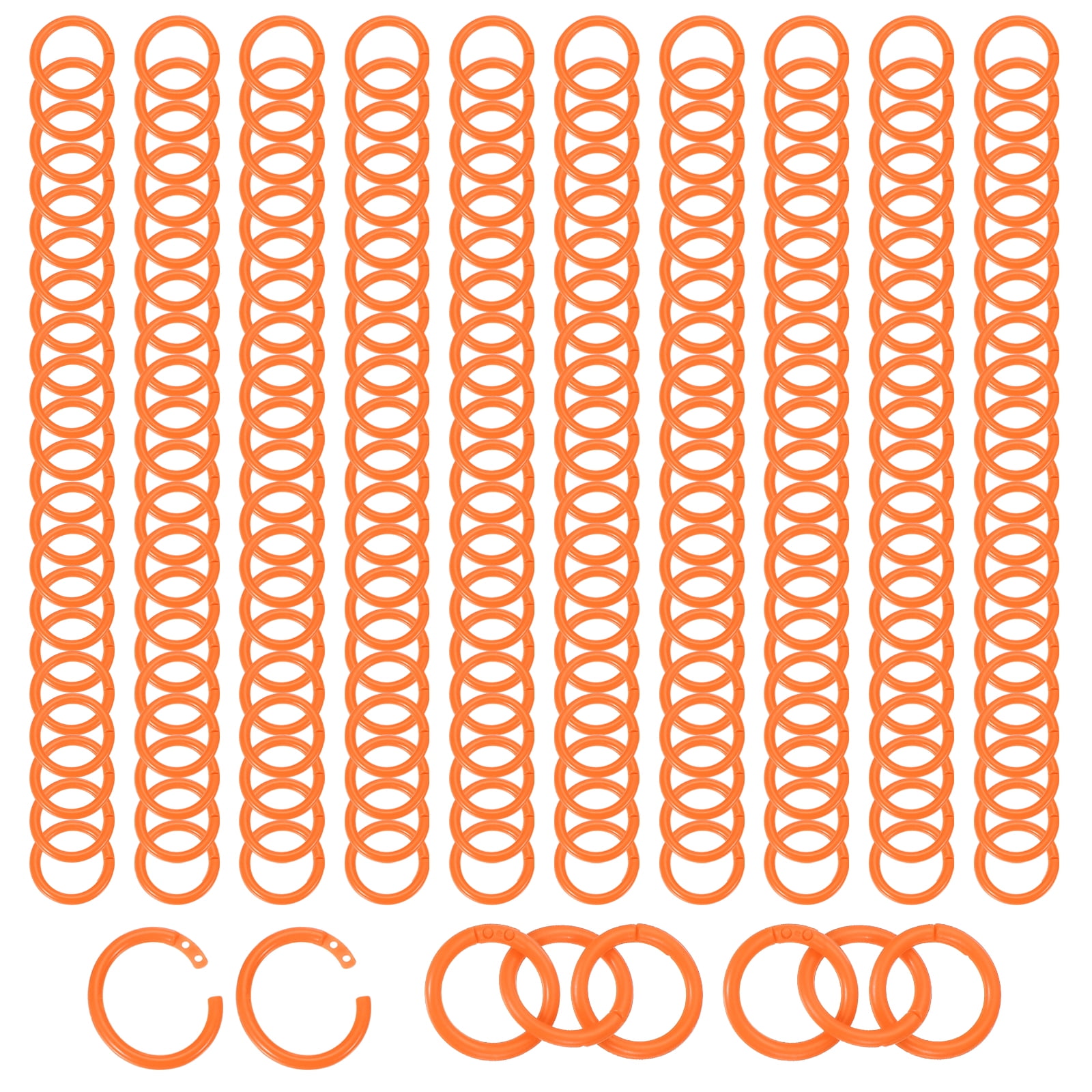 Uxcell 1.1" Loose Leaf Binder Rings, 210Pcs Binder Ring Book Rings ...