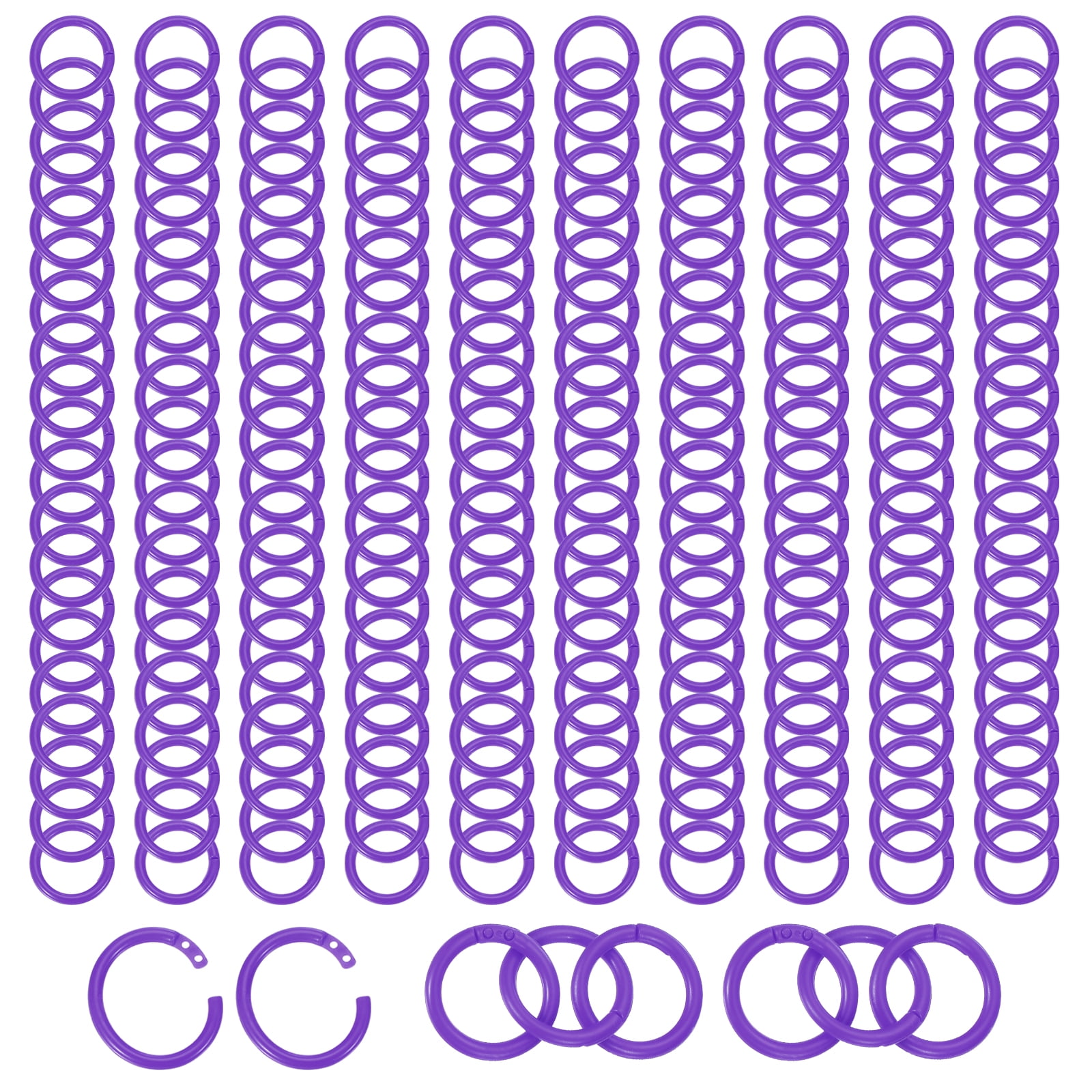 Uxcell 1.1" Loose Leaf Binder Rings, 210Pcs Binder Ring Book Rings ...