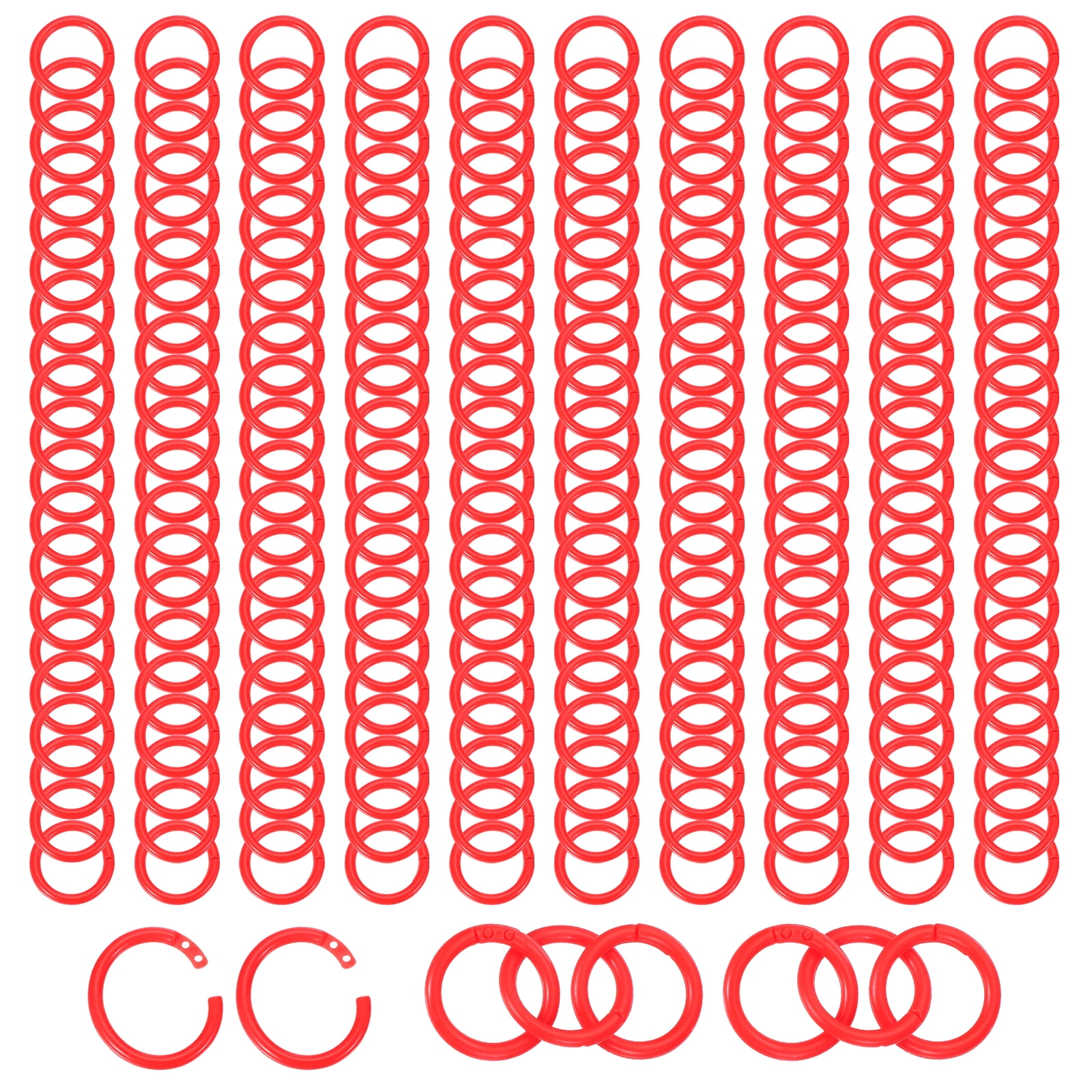 Uxcell 1.1" Loose Leaf Binder Rings, 210Pcs Binder Ring Book Rings ...