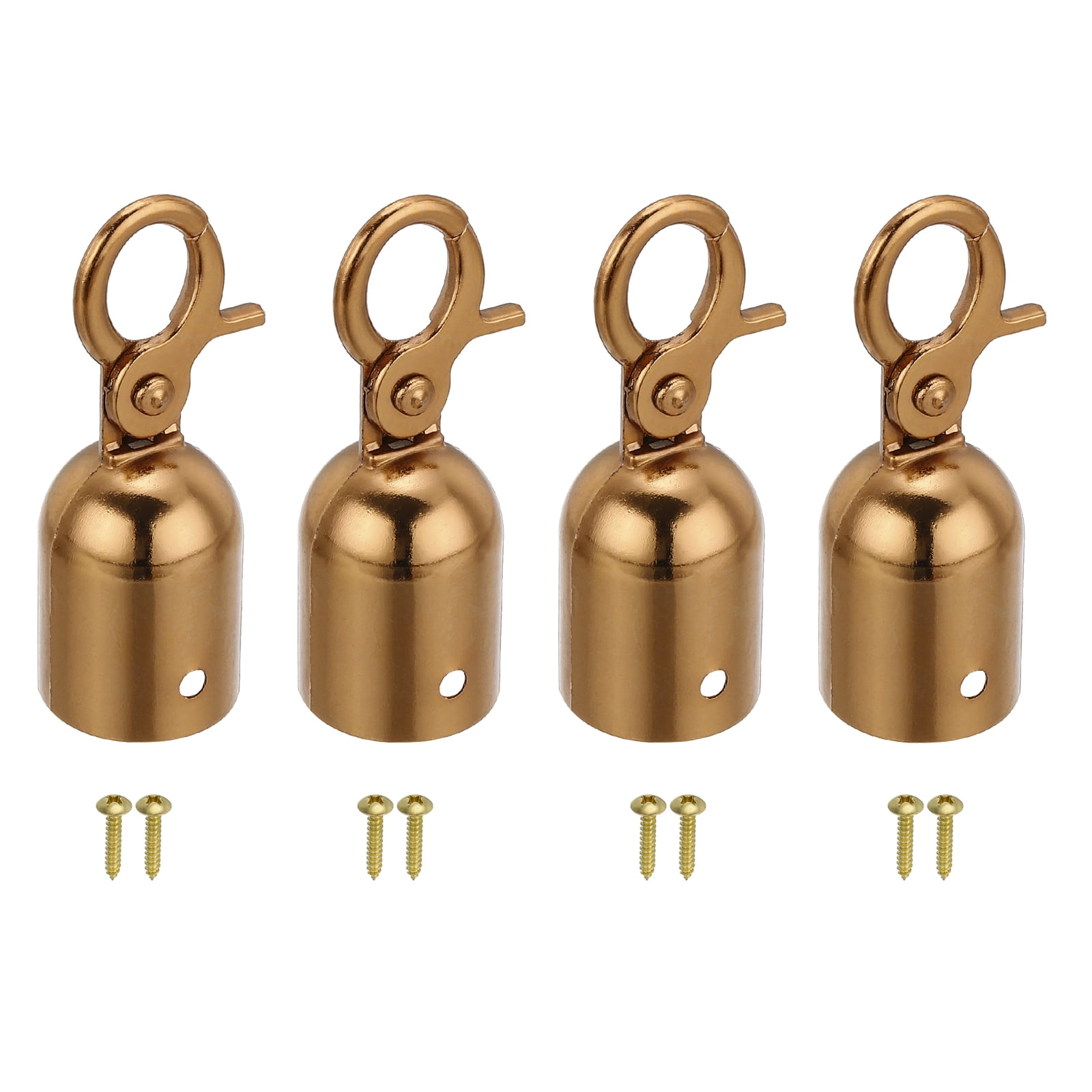 Uxcell 1.1"x3" Stanchion Rope End Stopper, 4 Pack Cord End Caps Barrier ...
