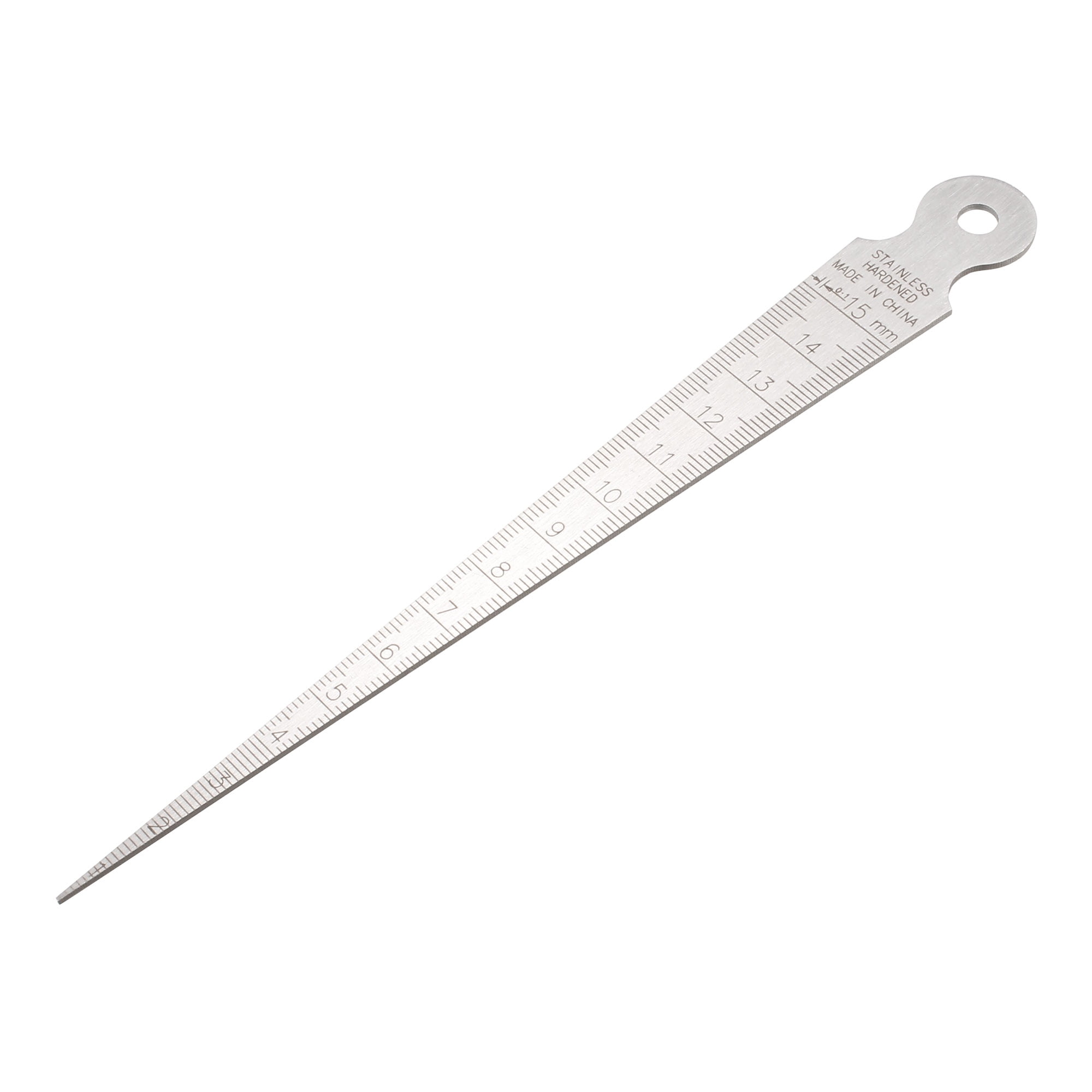 Uxcell 1-15mm Stainless Steel Taper Gauge Hole Measuring Tool - Walmart.com