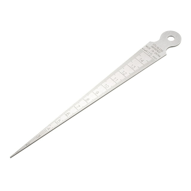 Uxcell 1-15mm Stainless Steel Taper Gauge Hole Measuring Tool - Walmart.com