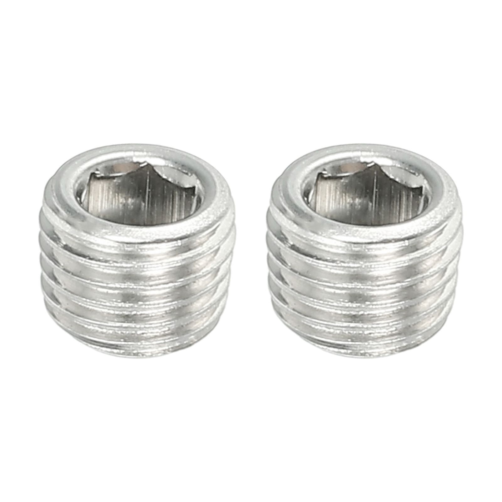 Uxcell 1/16PT Male Pipe Plug Internal Hex Thread Socket Solid Stainless ...