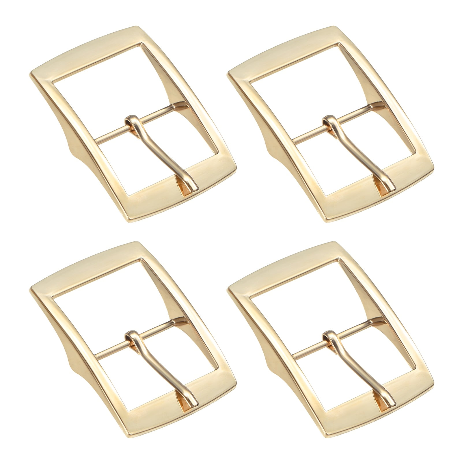 Uxcell 1.18 IN(30mm) Metal Single Prong Buckle [4Pcs] - Webbing Belts ...