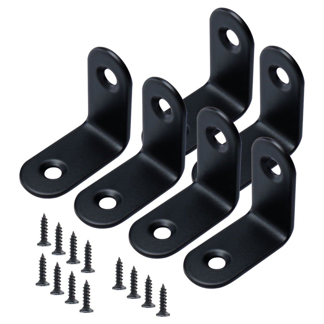 Uxcell 1.18''x1.18'' L Shaped Angle Brackets Corner Protector Braces ...