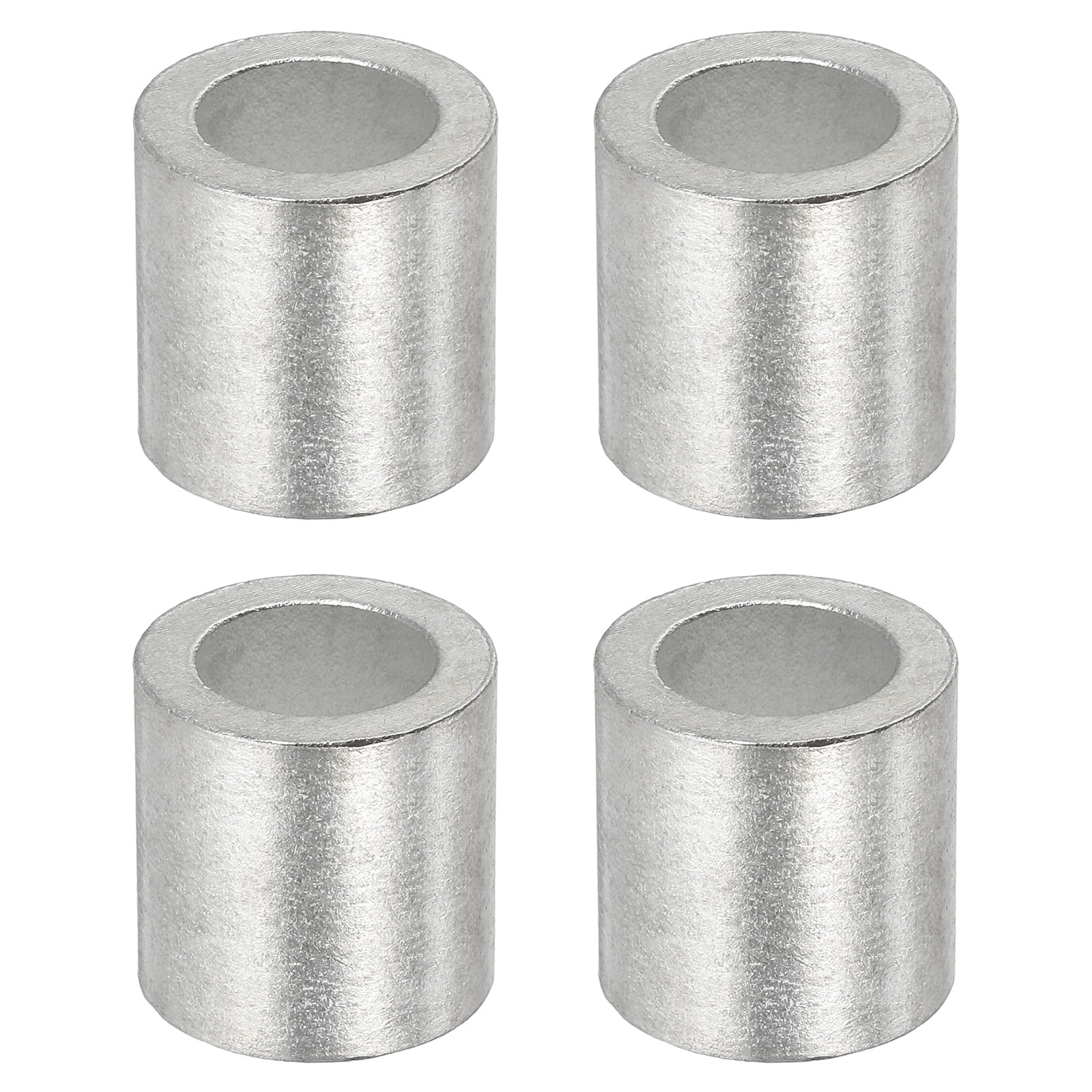 Uxcell 1/2"(12mm) Aluminum Crimping Loop Sleeve, Wire Rope Stop Sleeve ...