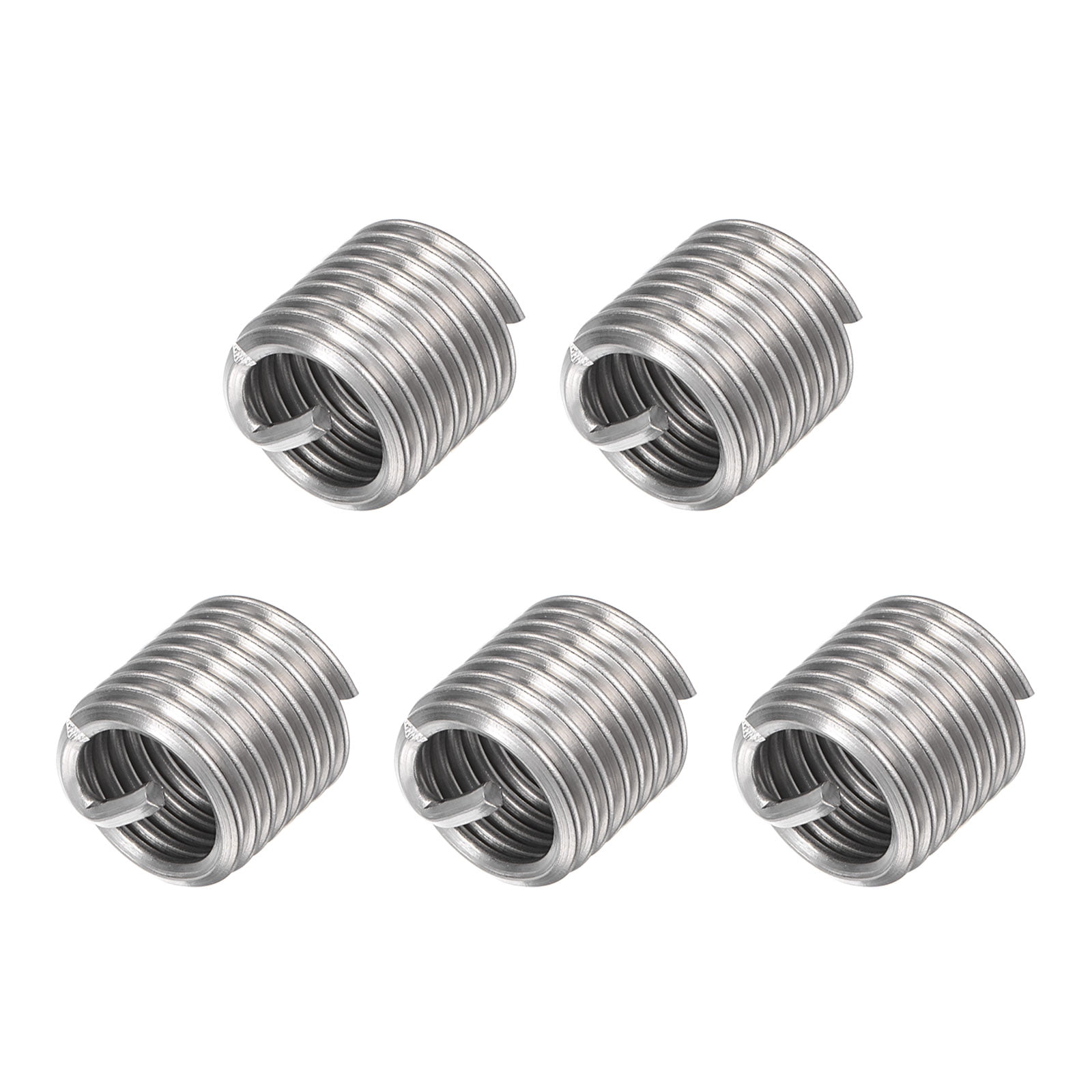 Uxcell 1/2-13 UNC 1.5D 304 Stainless Steel Wire Thread Inserts Screw ...