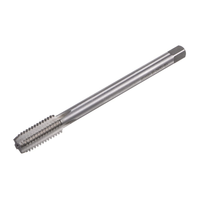 Uxcell 1/2-13 UNC High Speed Steel 5" Length 4 Straight Flutes Machine ...