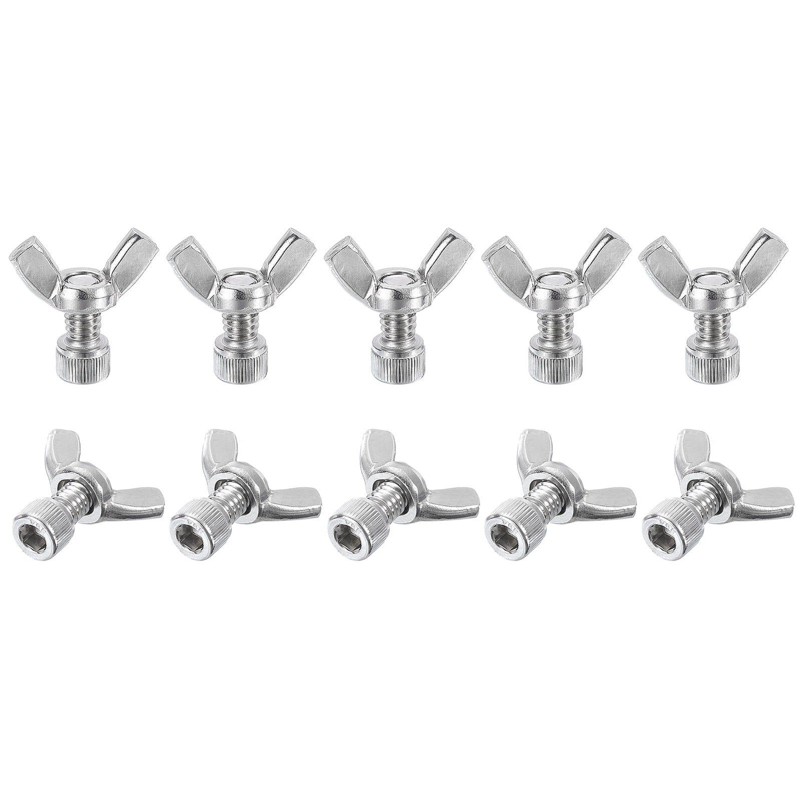 Uxcell 1/2" Bat Pins, 10 Sets 304 Stainless Steel Pottery Pins Fits ...
