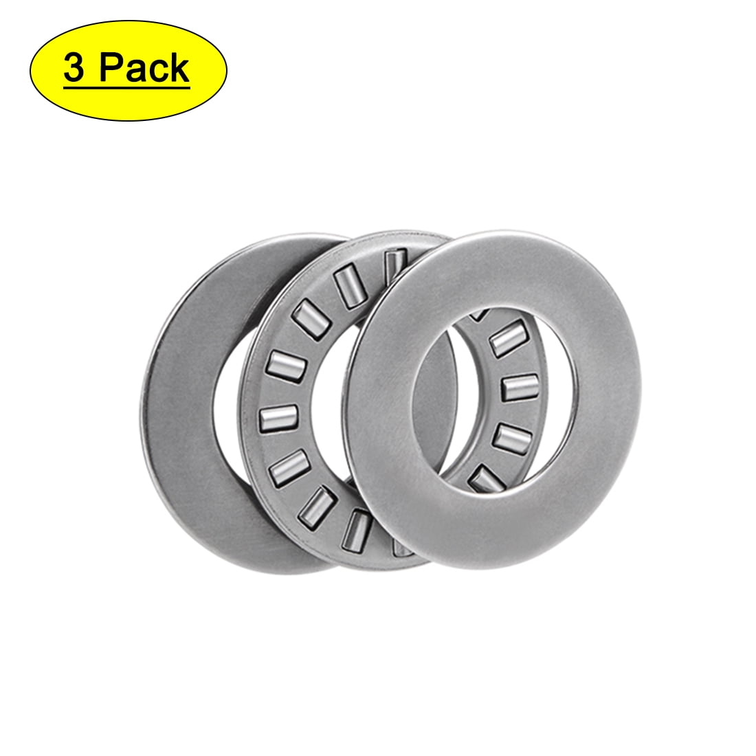 Uxcell 1/2" Bore 15/16" OD 5/64" Width TC815+2TRA Needle Roller Thrust ...