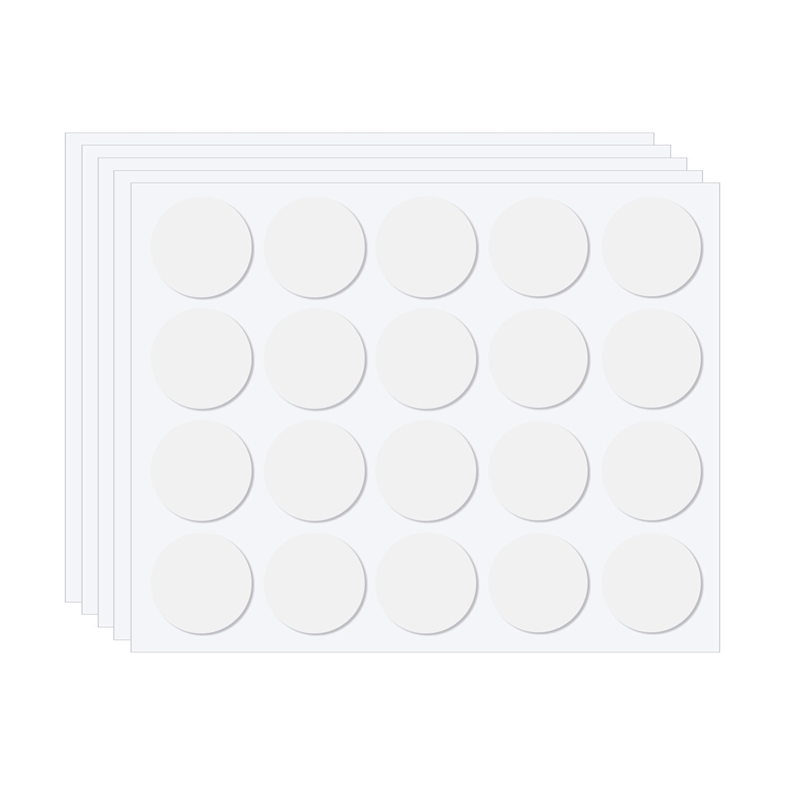 Uxcell 1.2" Double Sided Adhesive Dots, 100 Pack Clear Sticky Tack ...