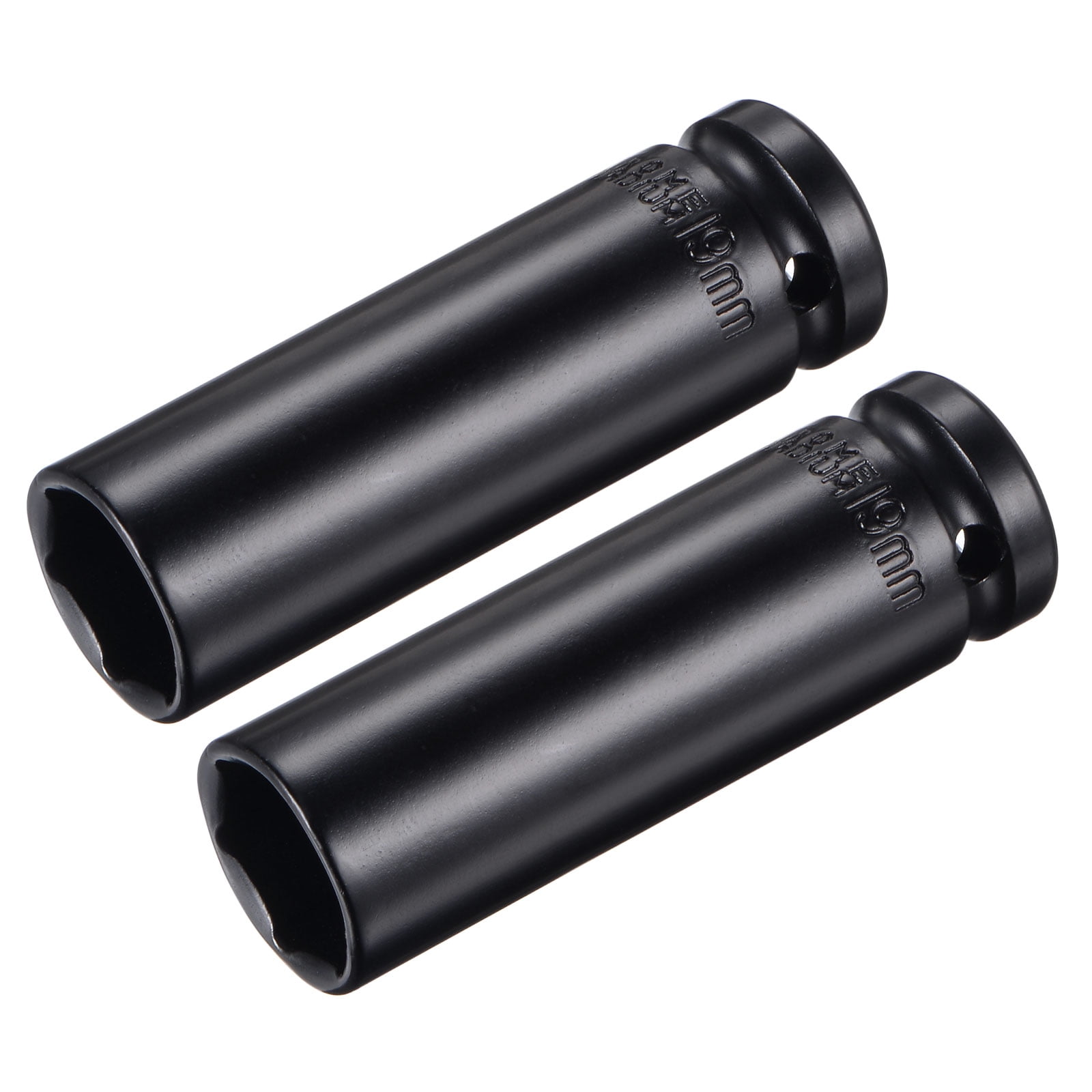 Uxcell 1/2" Drive by 19mm Deep Impact Socket, Heat-Treated CR-V Steel 3 ...