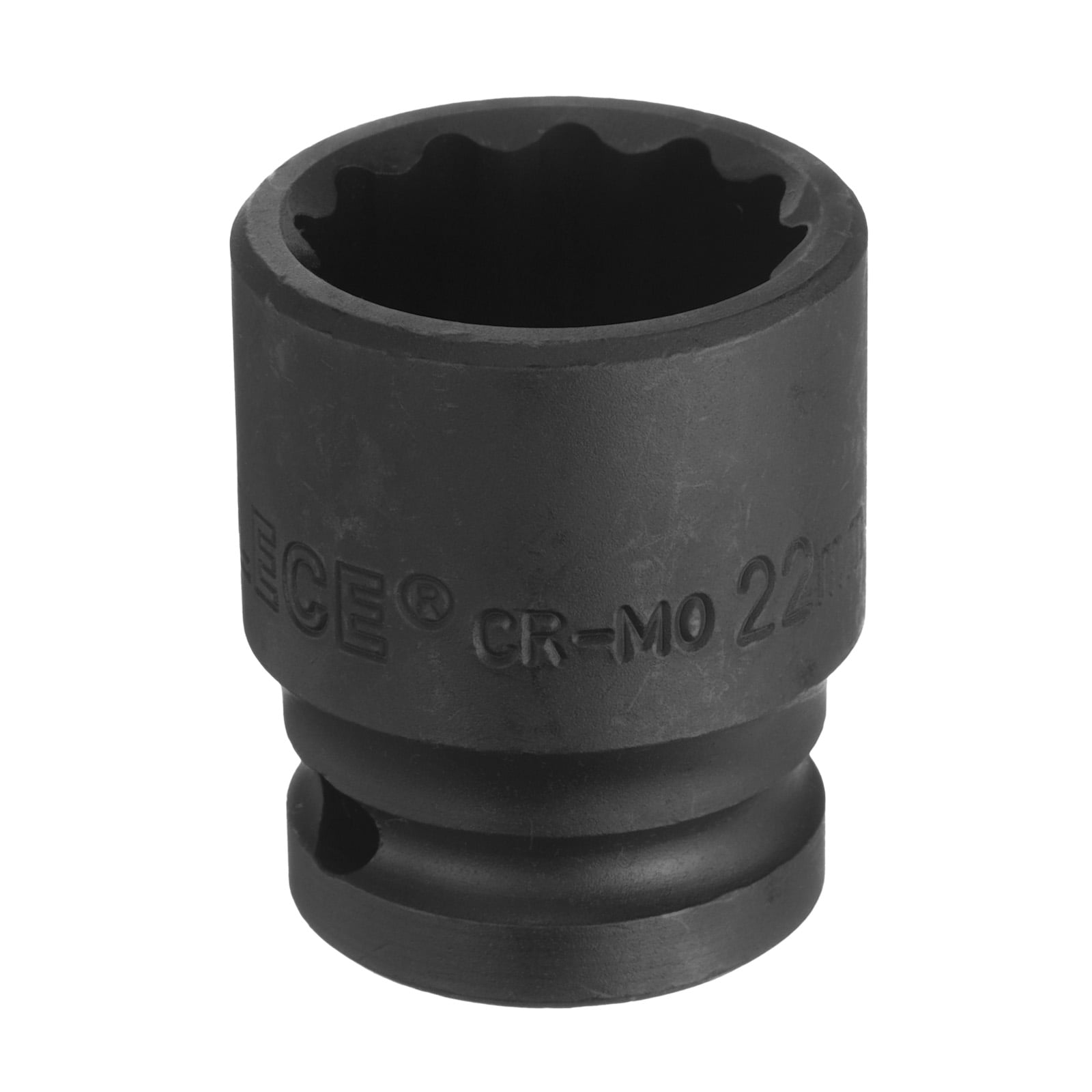 Uxcell 1/2" Drive x 22mm Shallow Impact Socket 12-Point Metric CR-MO ...