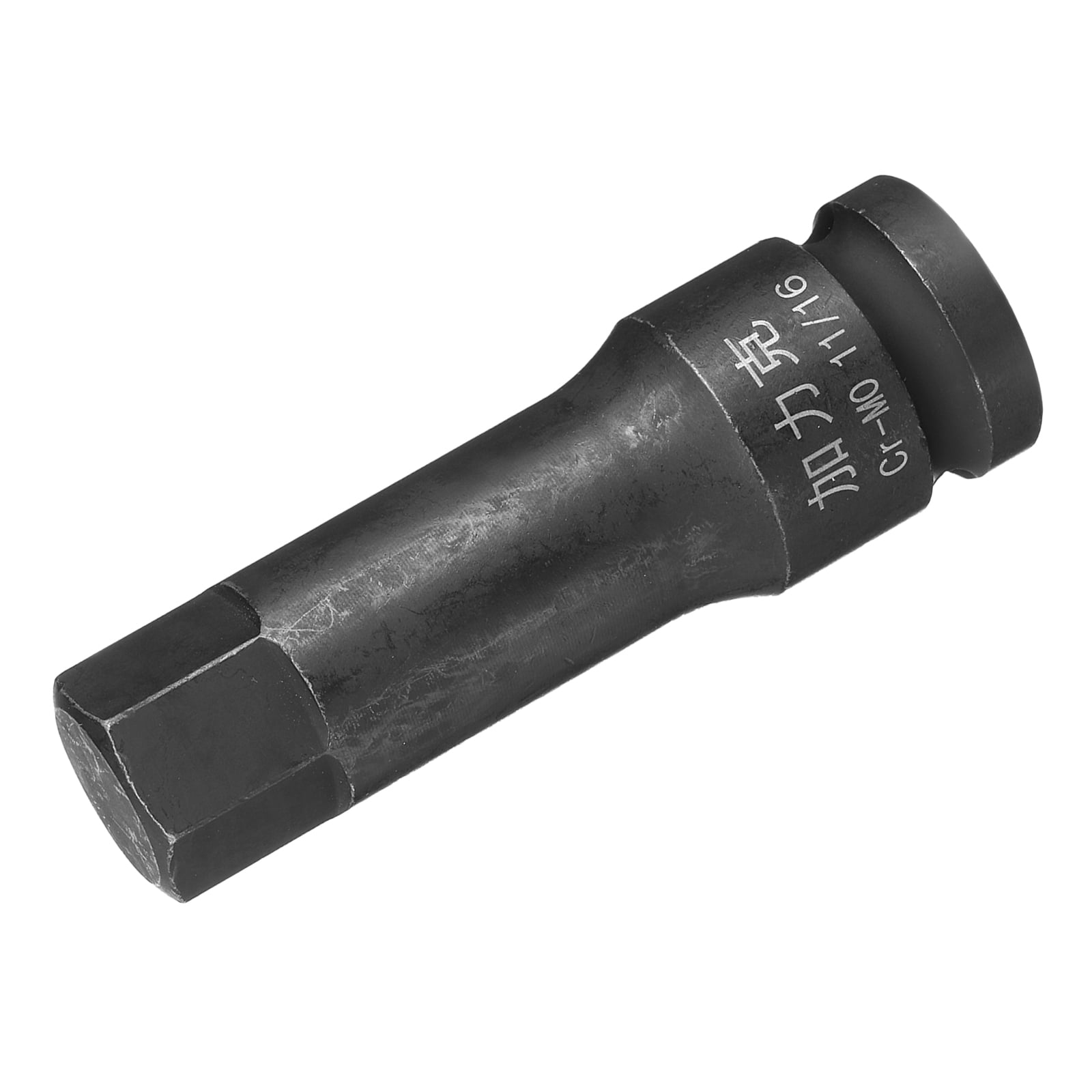 Uxcell 1/2" Drive x H11/16 Impact Hex Bit Socket, SAE 3" Length, CR-MO ...